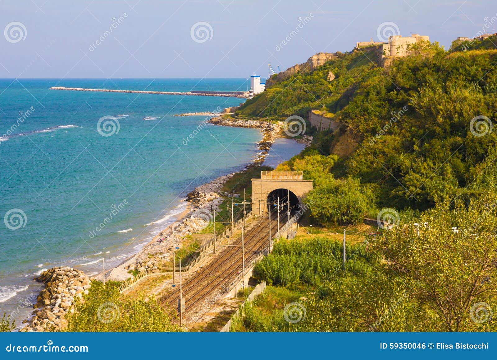 Ortona - Abruzzo stock photo. Image of coast, wallpaper - 59350046