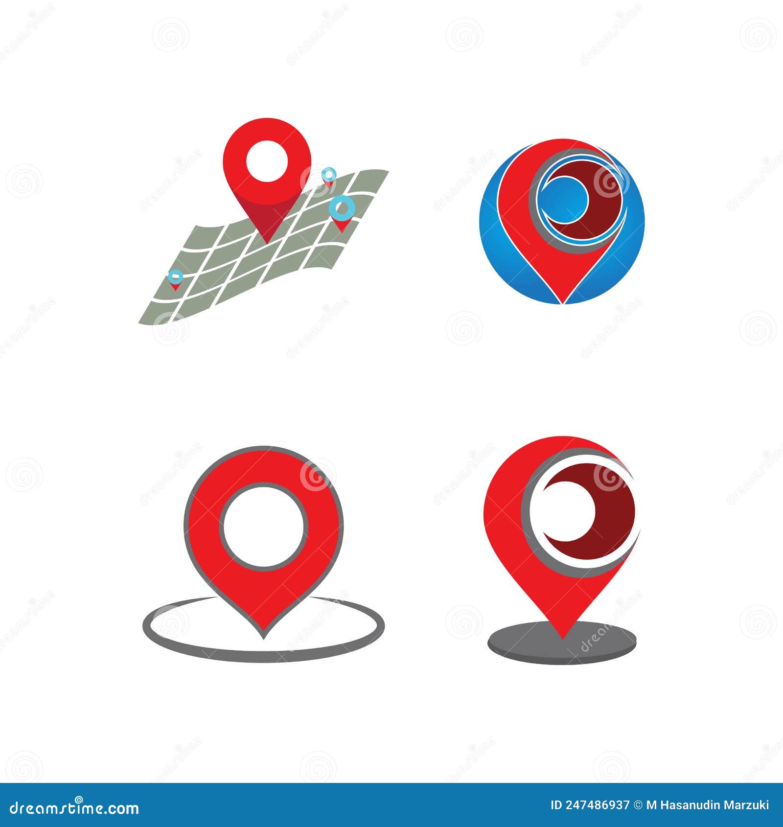 Ortszeichen vektor abbildung. Illustration von markierung - 247486937