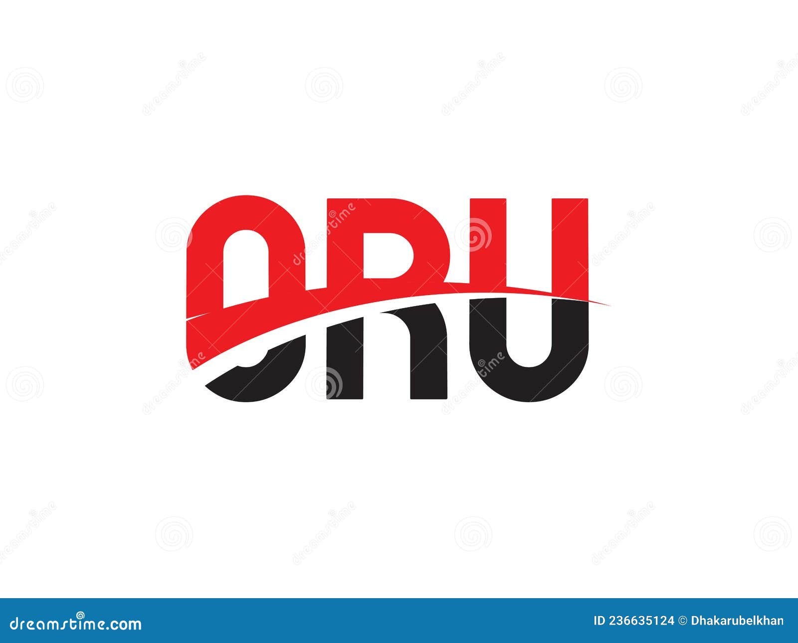 ORU Letter Initial Logo Design Vector Illustration Stock Vector ...