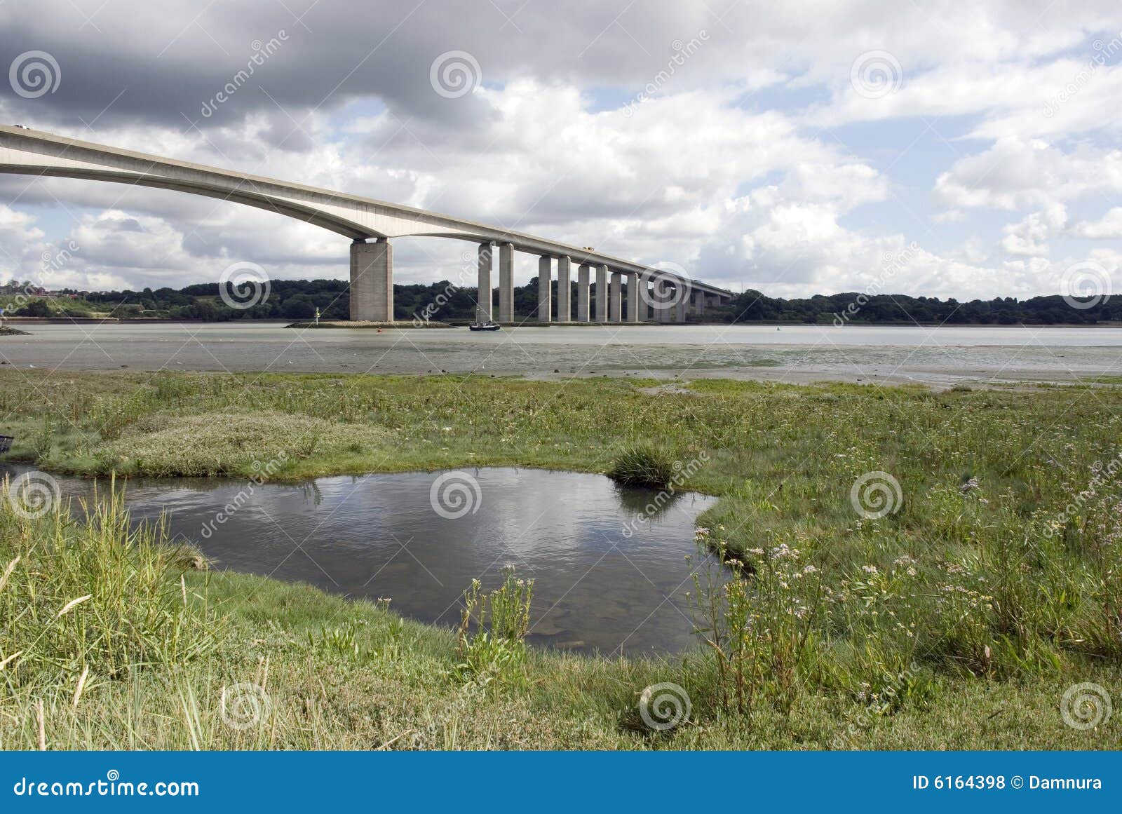 Orwell Bridge, Ipswich stock photo. Image of crossing - 6164398