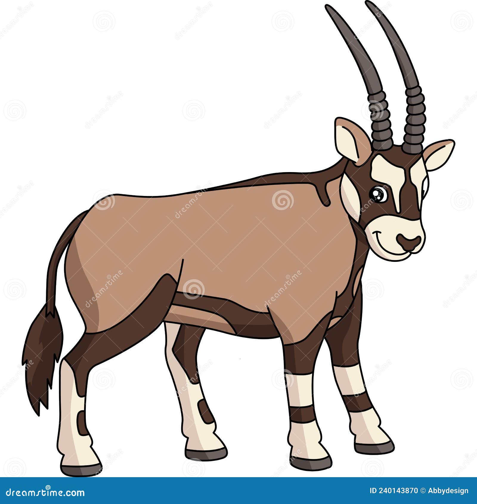 Oryx Illustration, Drawing, Engraving, Ink, Line Art, Vector ...
