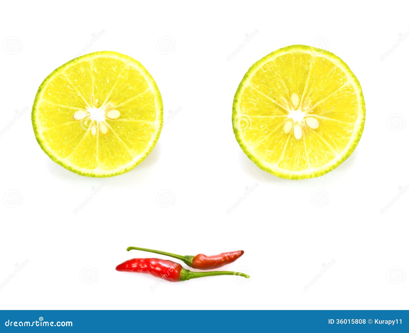 Os Cais E As Pimentas Gostam De Uma Cara Do Smiley Foto de Stock ...