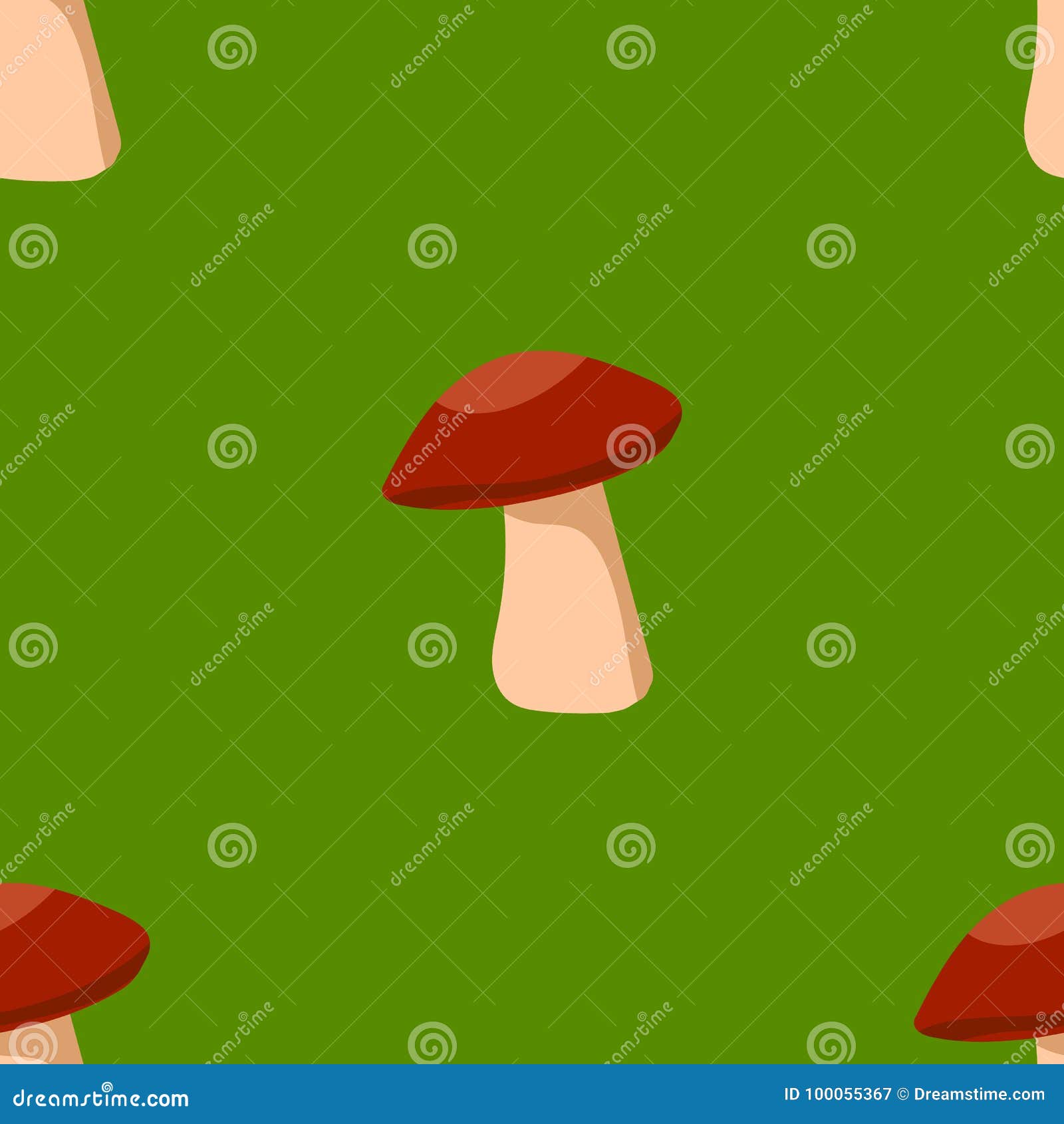 Os Desenhos Animados Sem Emenda Coloriram O Teste Padrão Dos Cogumelos ... Os Desenhos Animados Sem Emenda Coloriram O Teste Padrão Dos Cogumelos ...