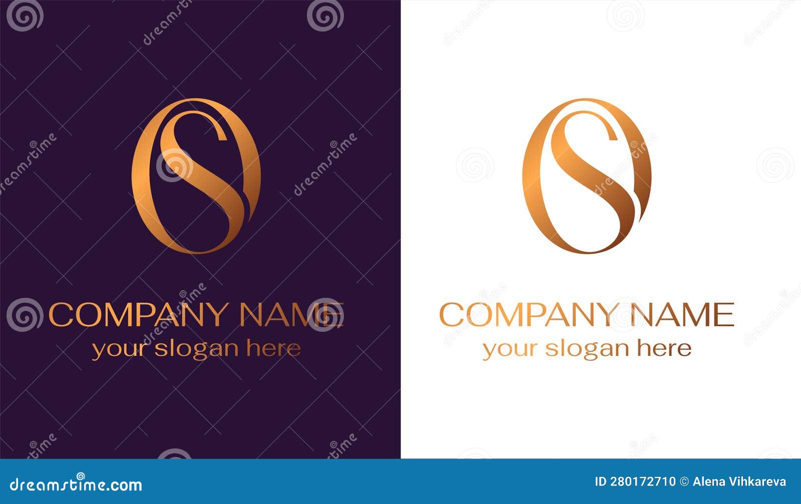 OS Logo or so Monogram. OS Letter Logo Template Elements. Personal ...