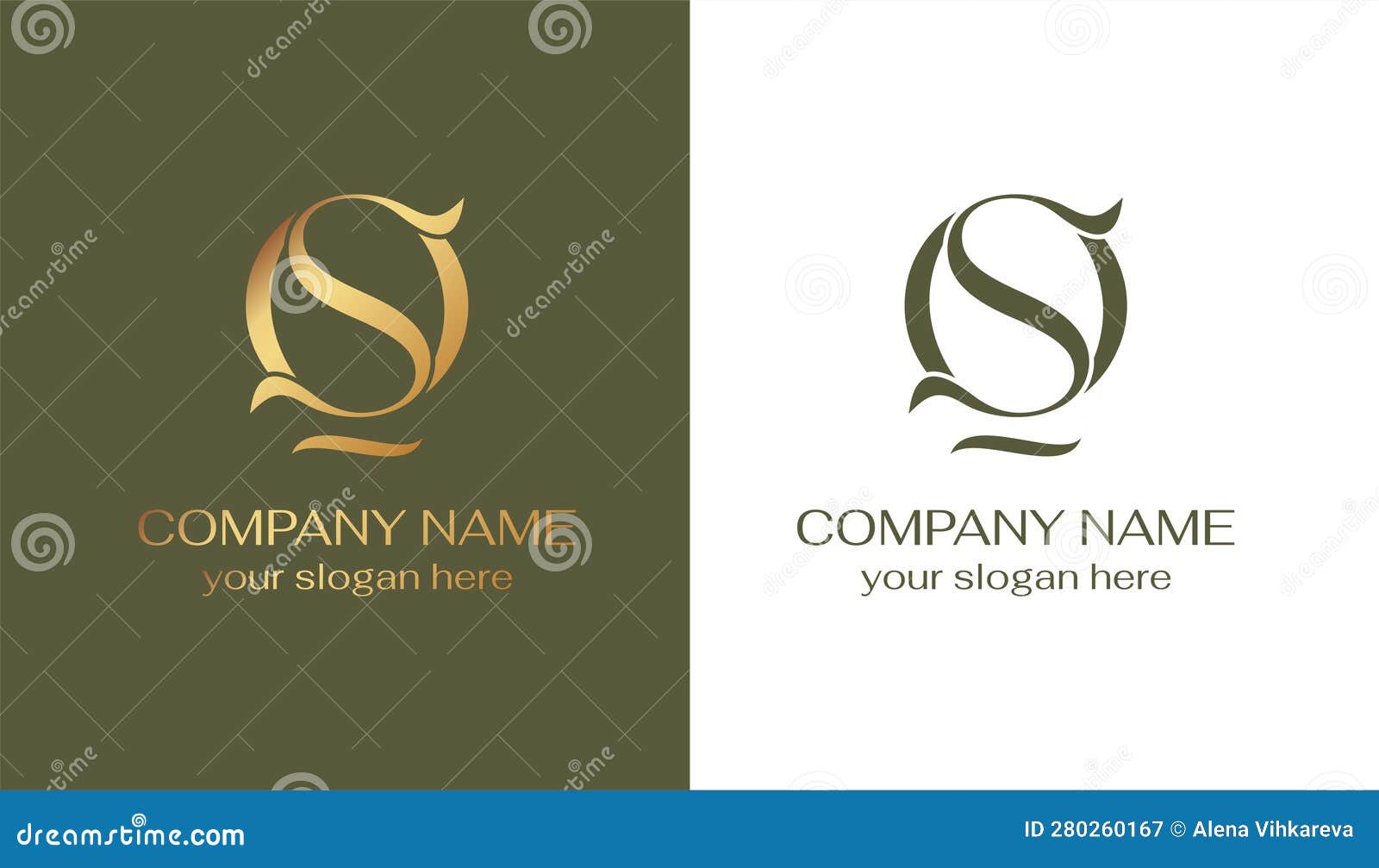 OS Logo or so Monogram. OS Letter Logo Template Elements. Personal ...