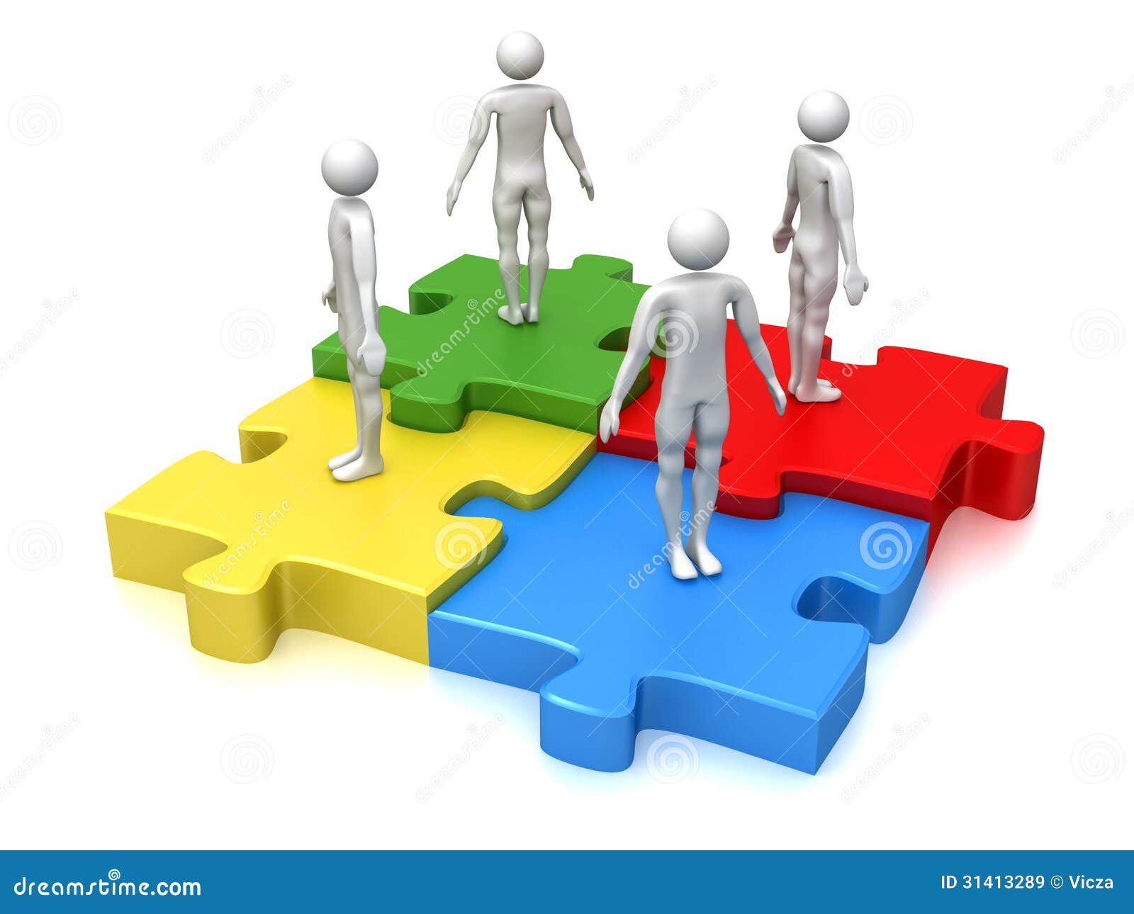 Os membros da equipe ilustração stock. Ilustração de parceria - 31413289