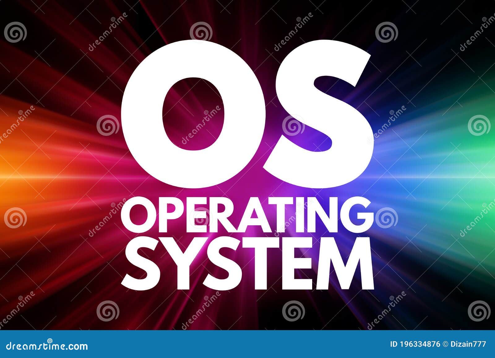 OS - Operating System Acronym, Business Concept Background Stock ...