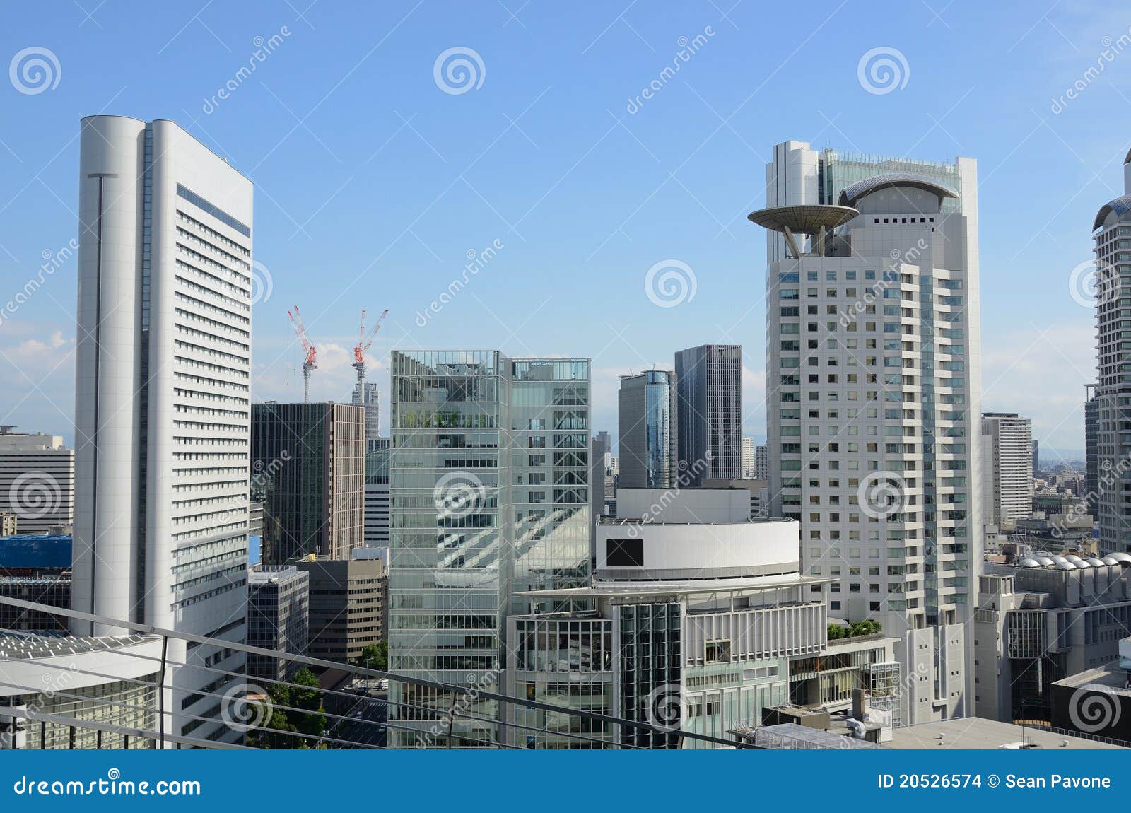 Osaka Buildings stock photo. Image of city, architecture - 20526574