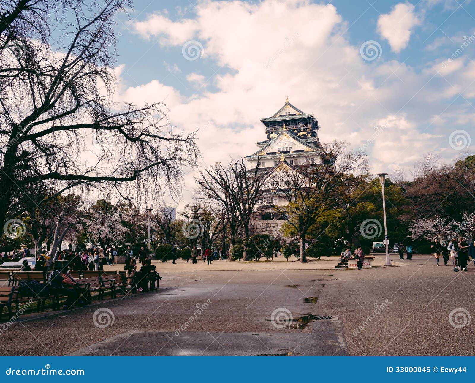 Osaka Castle Spring 2013 editorial image. Image of osaka - 33000045