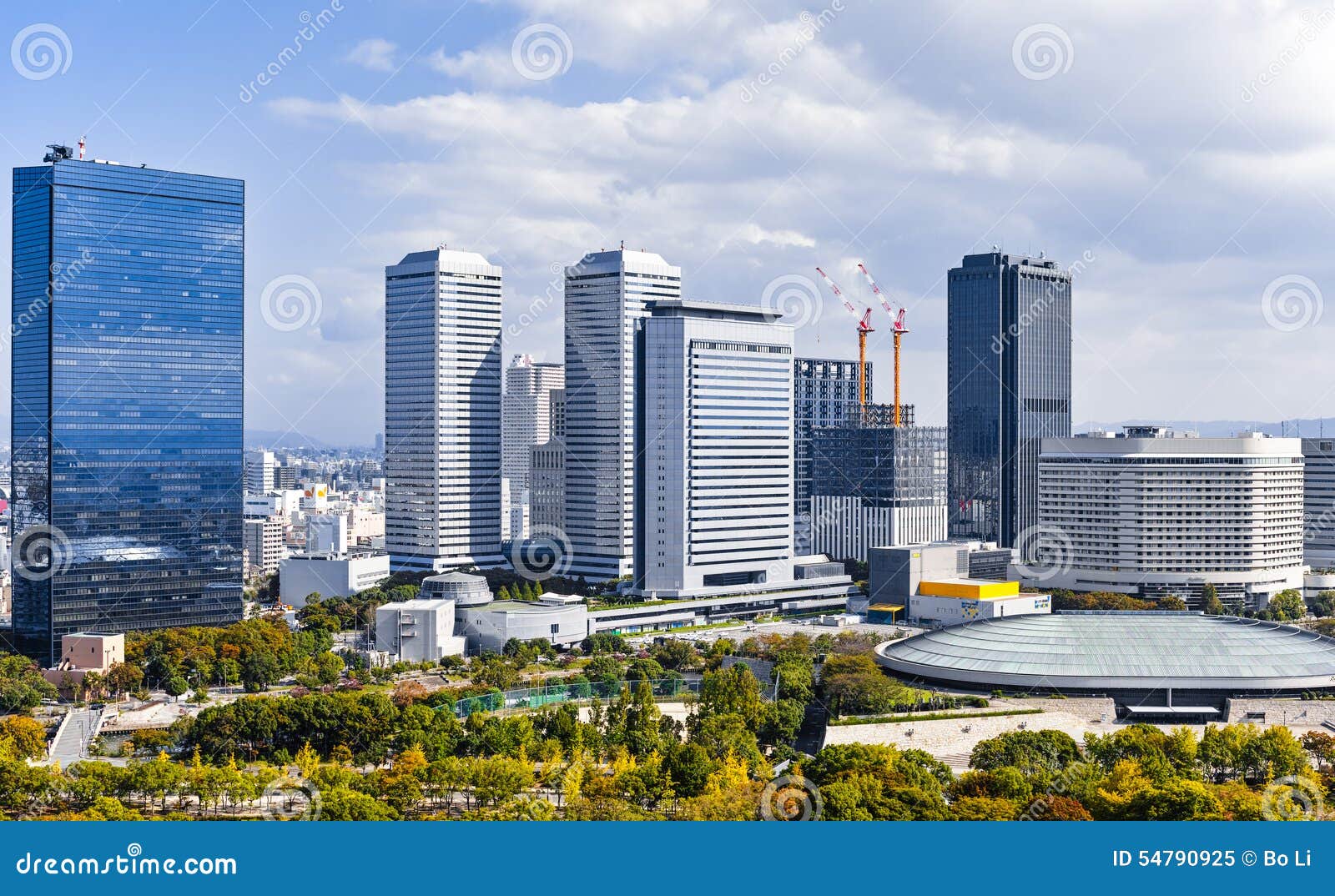 Osaka Cityscape immagine editoriale. Immagine di giappone - 54790925