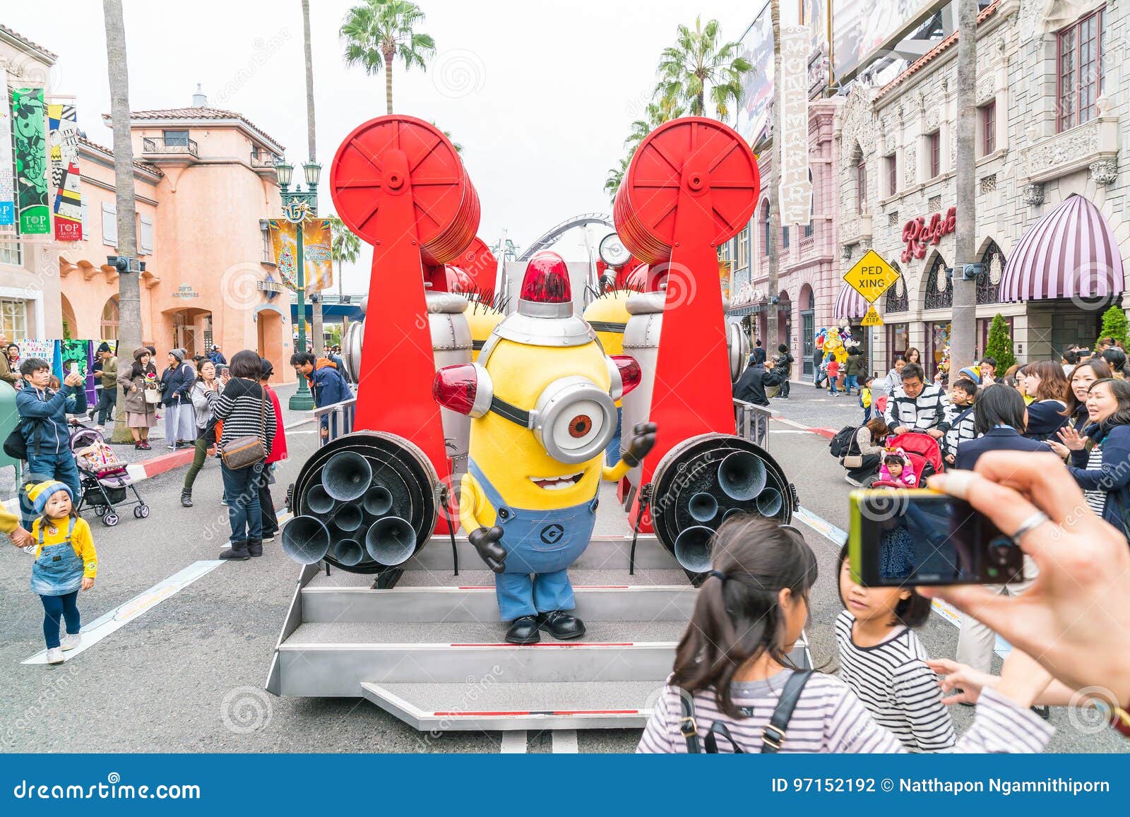 OSAKA, JAPAN - NOV 21 2016: Minion Mascot from Despicable Me in ...