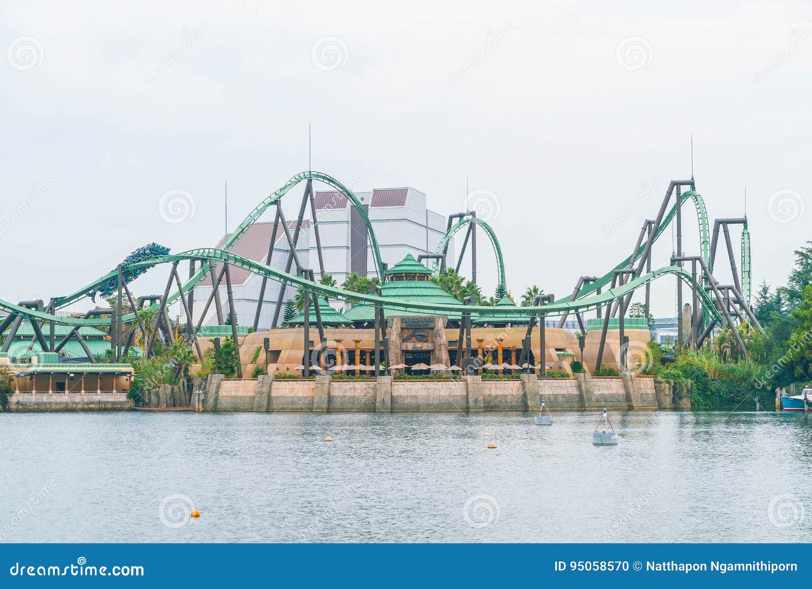 Osaka, Japan - NOV 21 2016 : Roller Coaster in Universal Studios ...