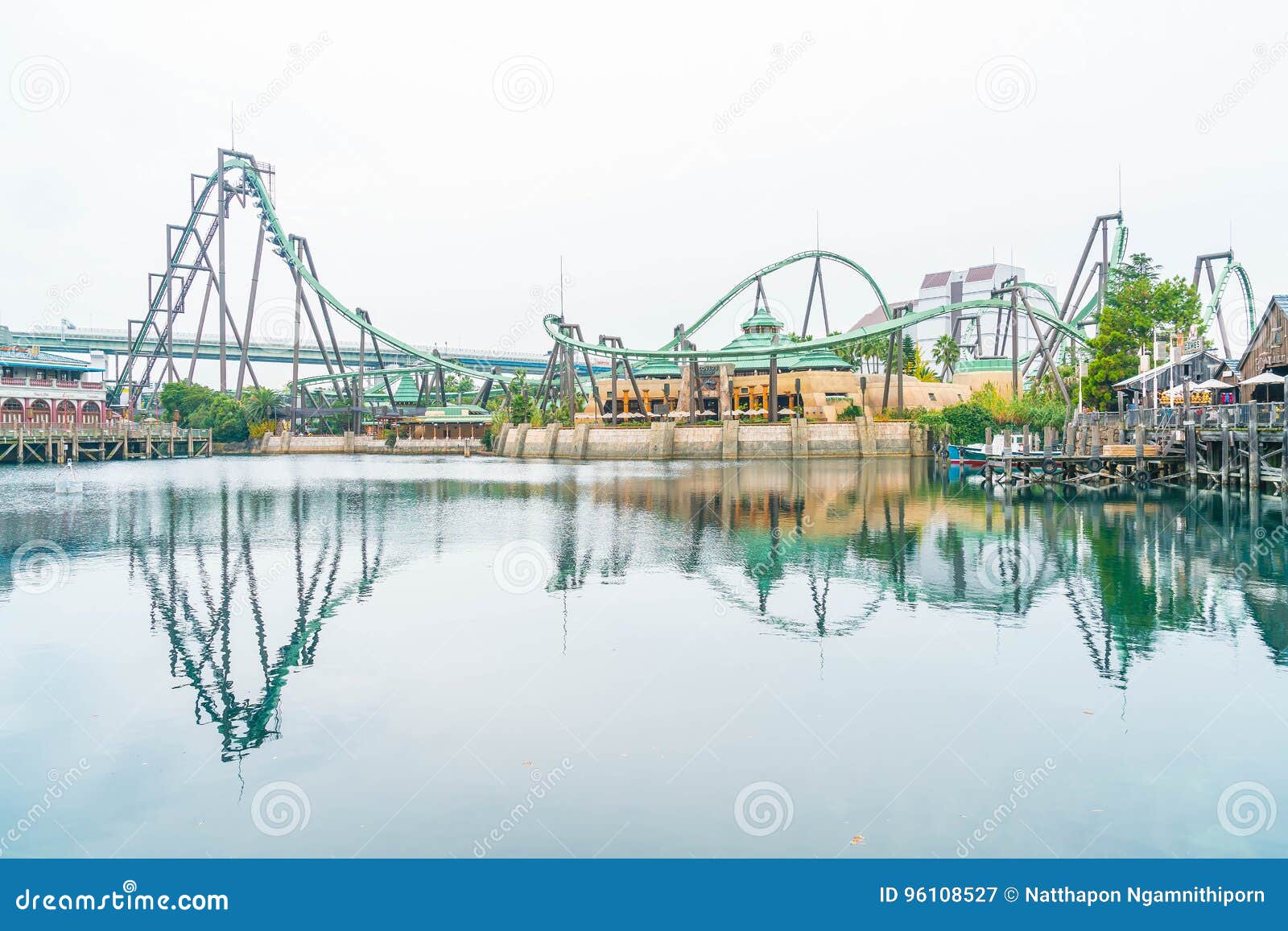 Osaka, Japan - NOV 21 2016 : Roller Coaster in Universal Studios ...