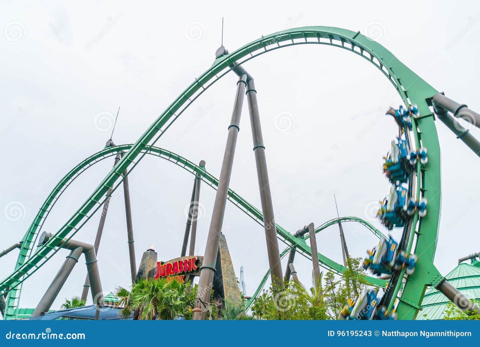 Osaka, Japan - NOV 21 2016 : Roller Coaster in Universal Studios ...