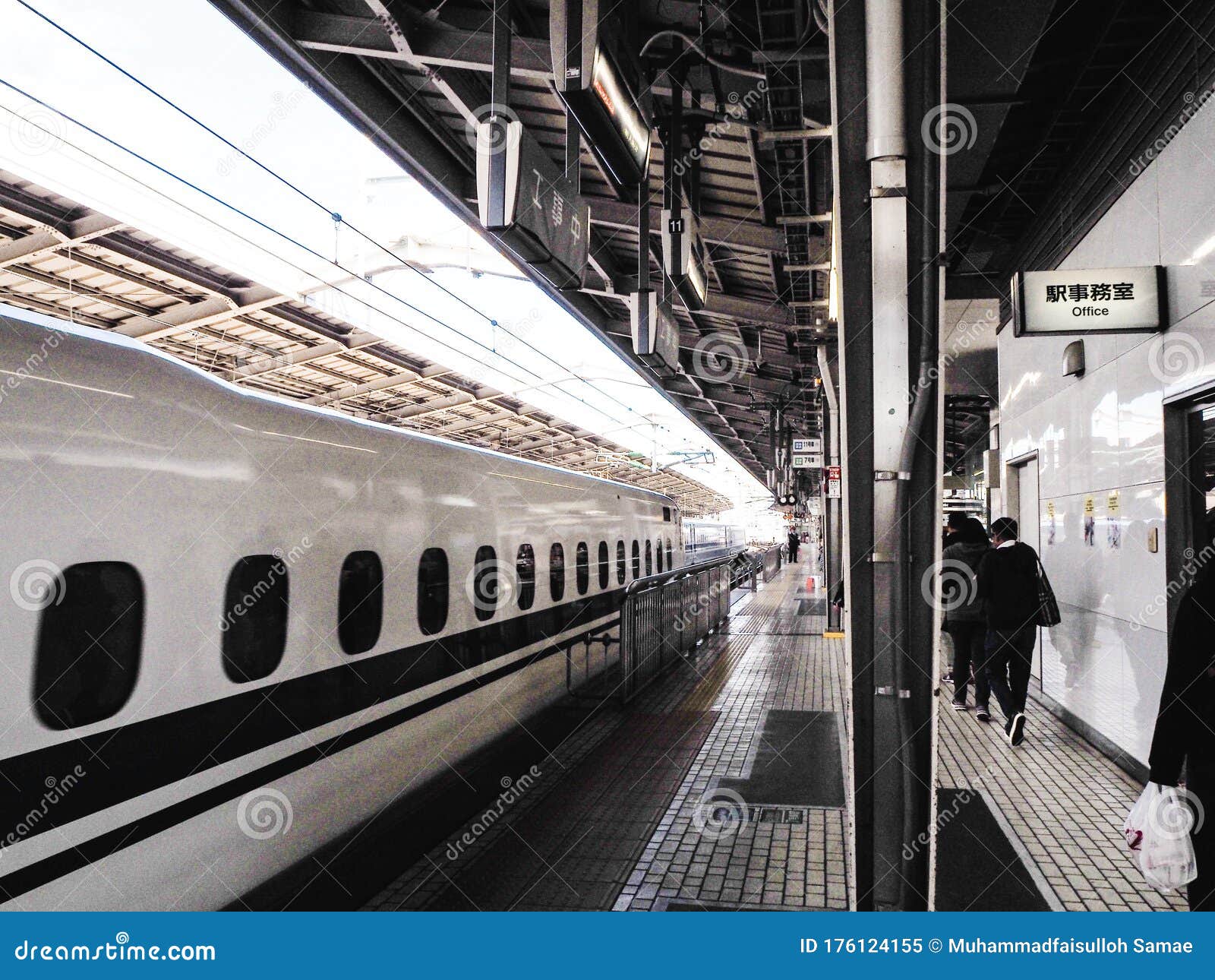 Osaka, Japan, November 8, 2019: Shinkansen Station in Japan Editorial ...