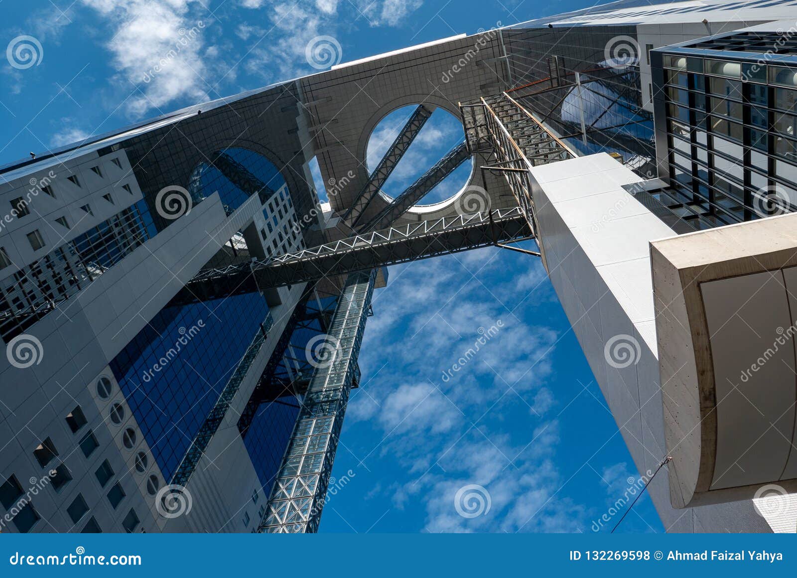 OSAKA, JAPAN-NOVEMBER 9, 2018: Umeda Sky Building Tower in Osaka ...