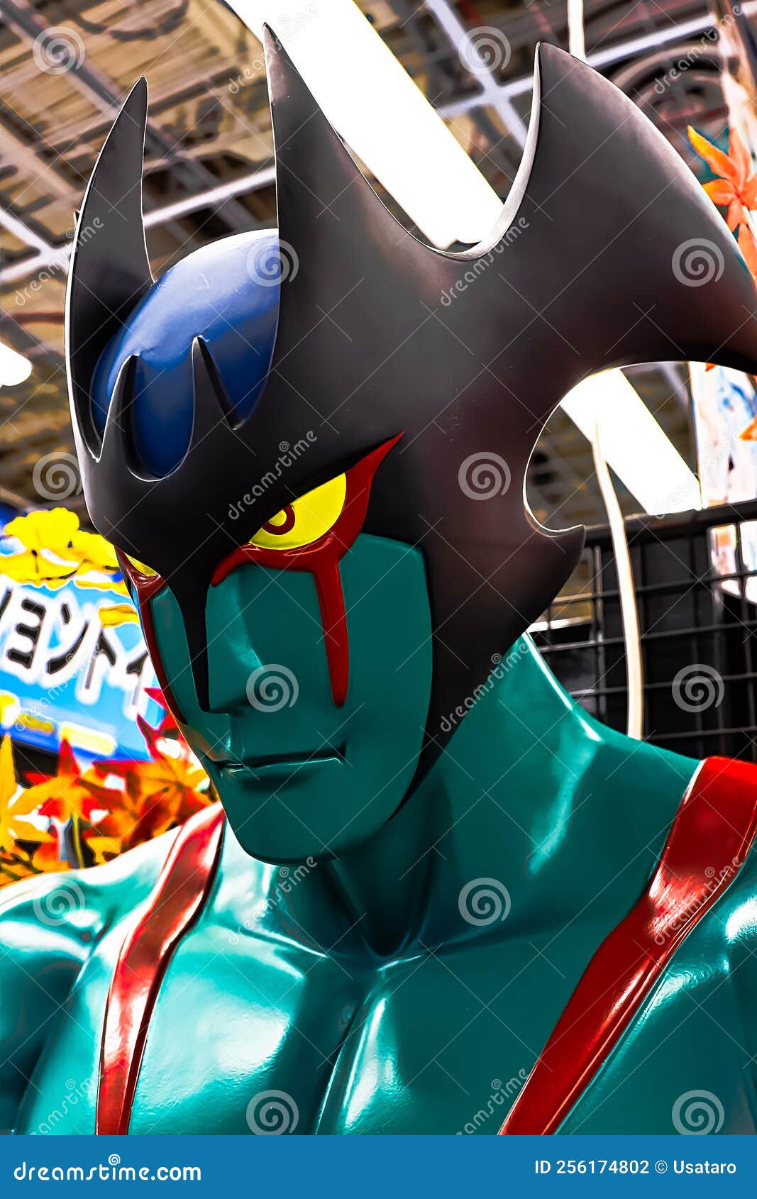 Statue of DEVILMAN editorial photography. Image of characters - 256174802