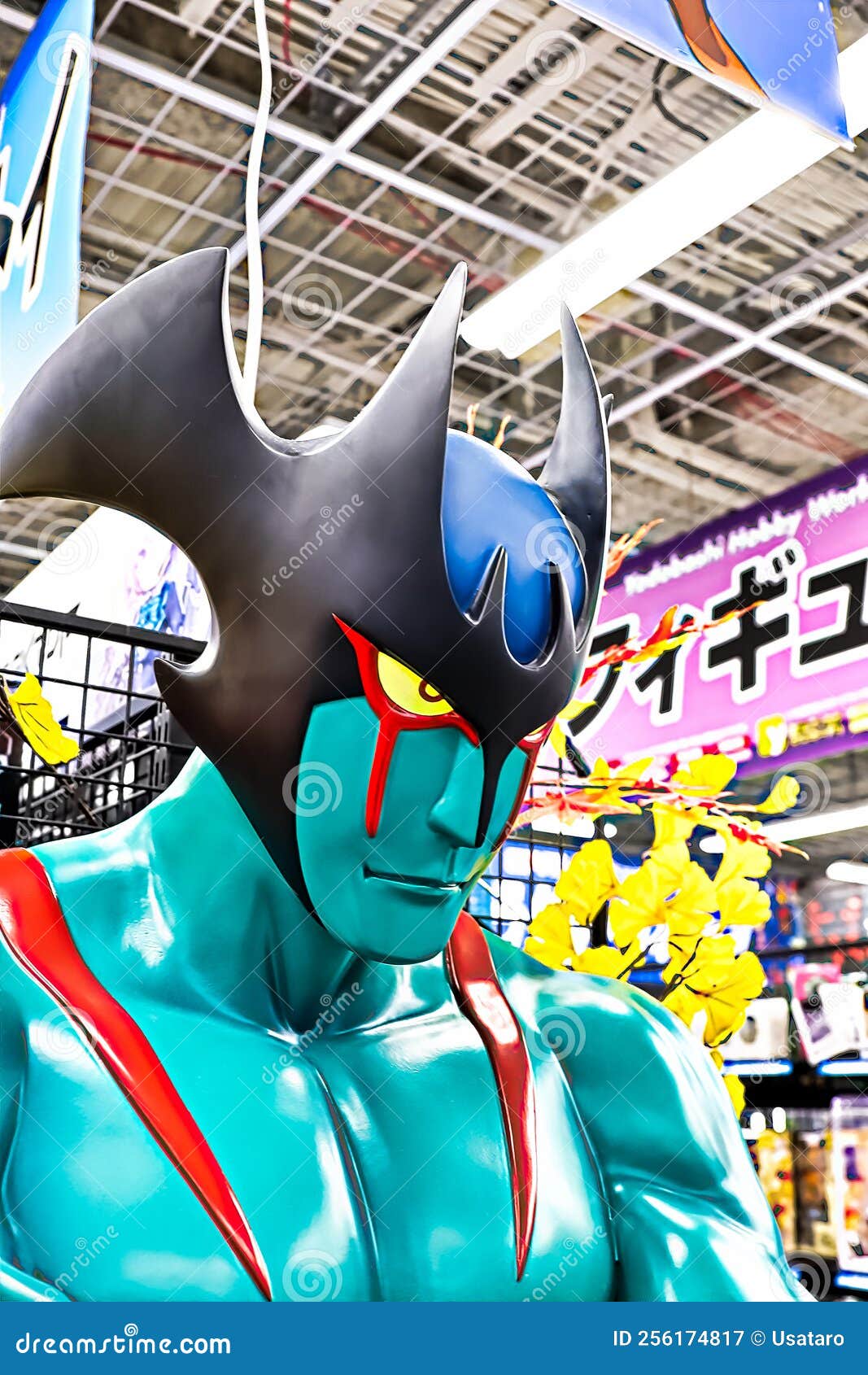 Statue of DEVILMAN editorial photography. Image of culture - 256174817