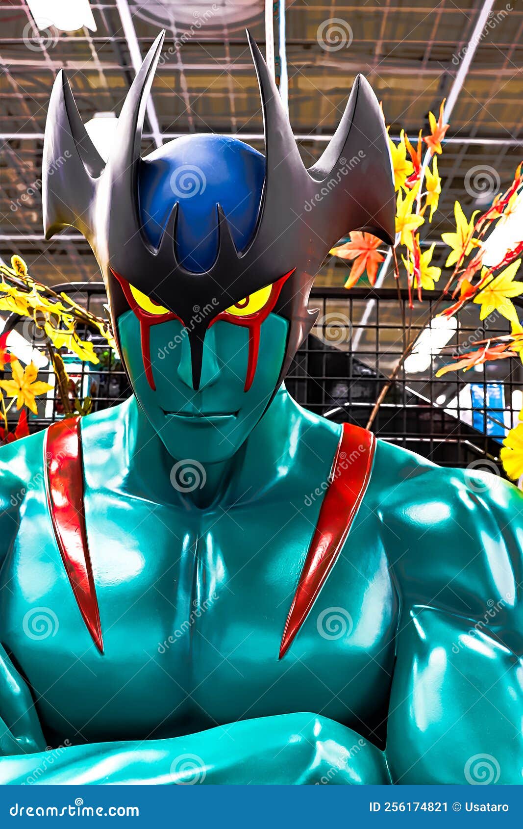 Statue of DEVILMAN editorial photo. Image of landscape - 256174821