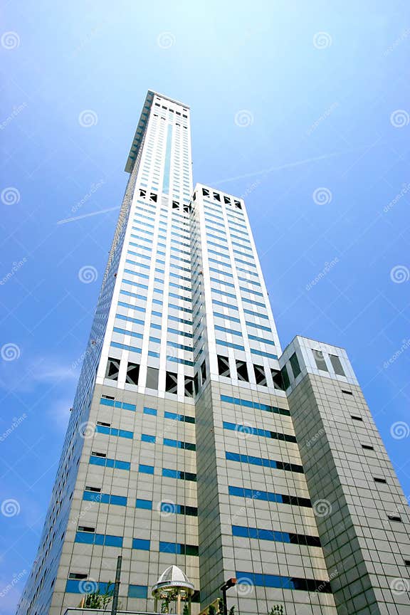 Osaka Japanese high-rise stock photo. Image of blue, japan - 8307540