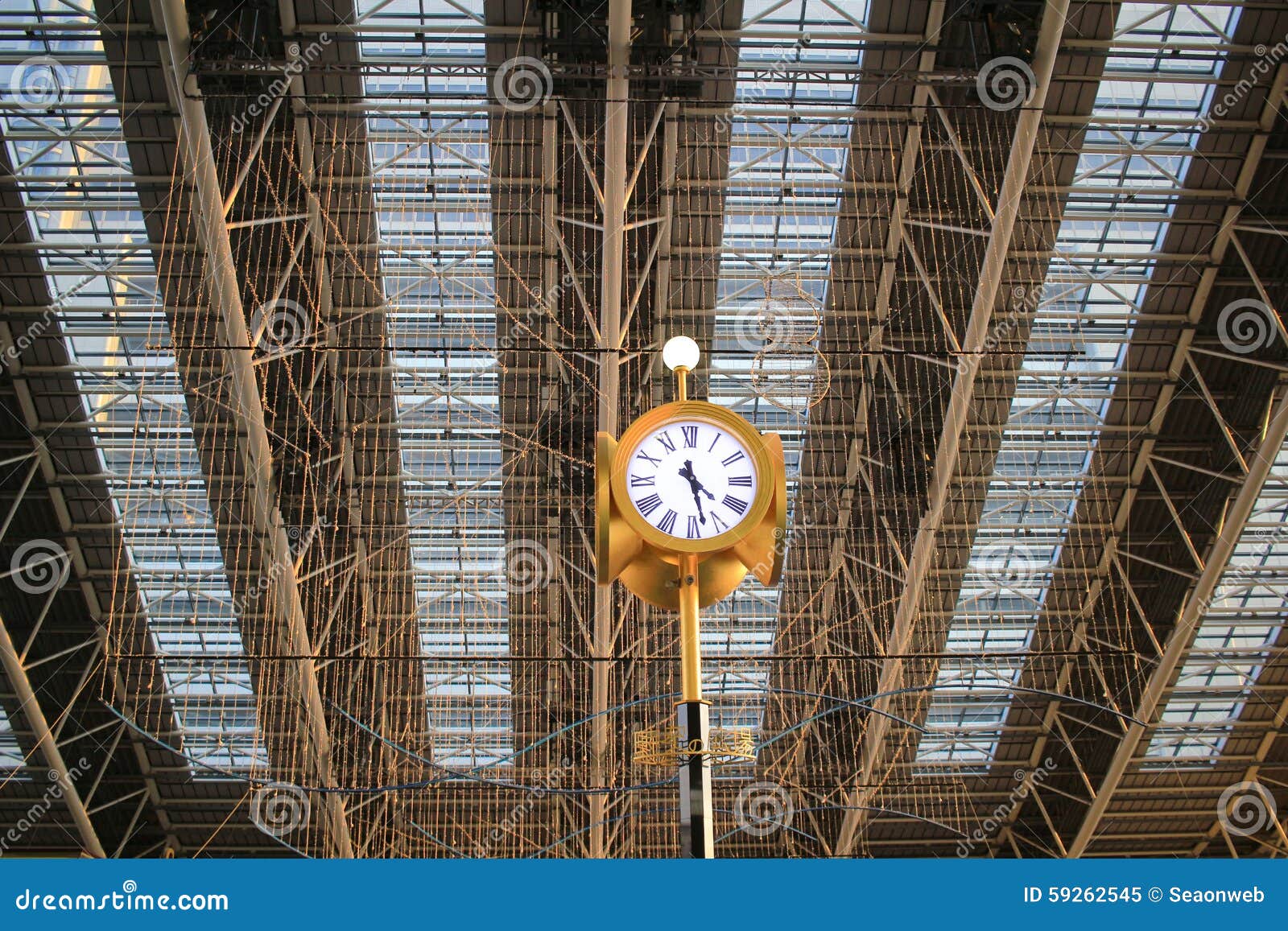 Osaka station clock tower stock image. Image of analog - 59262545