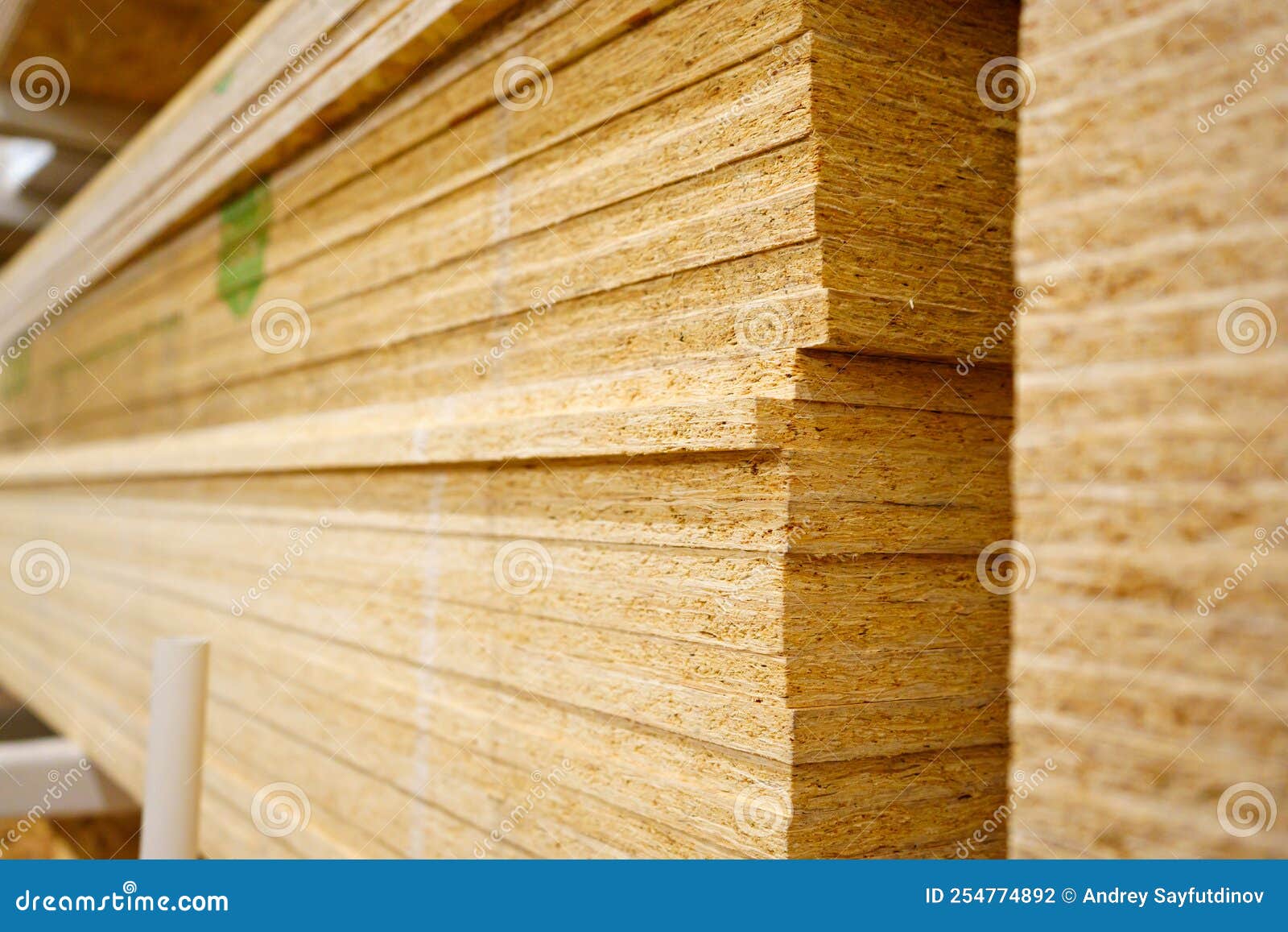 OSB Board. Sheet Material is Used in Construction. Hardware Store ...