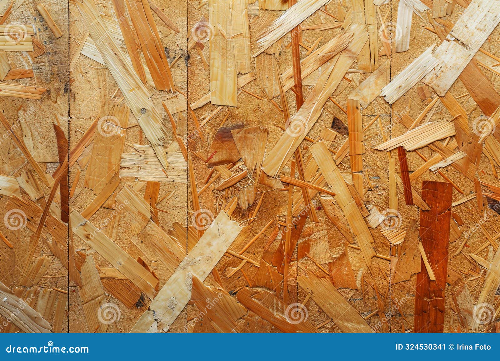 OSB Board Texture with Visible Fibers Stock Image - Image of structure ...