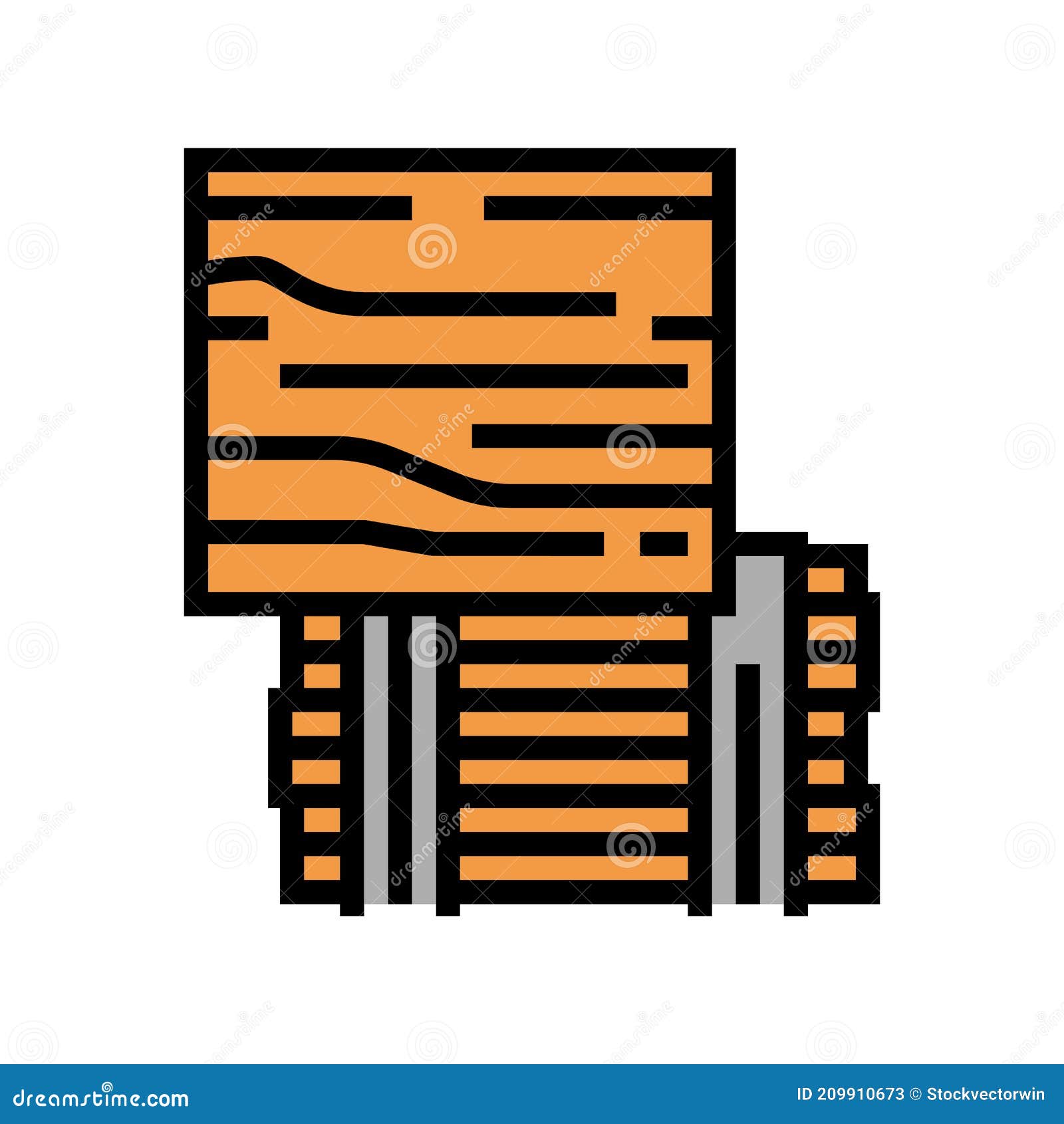 Osb Oriented Strand Board Neon Glow Icon Illustration Cartoon Vector ...