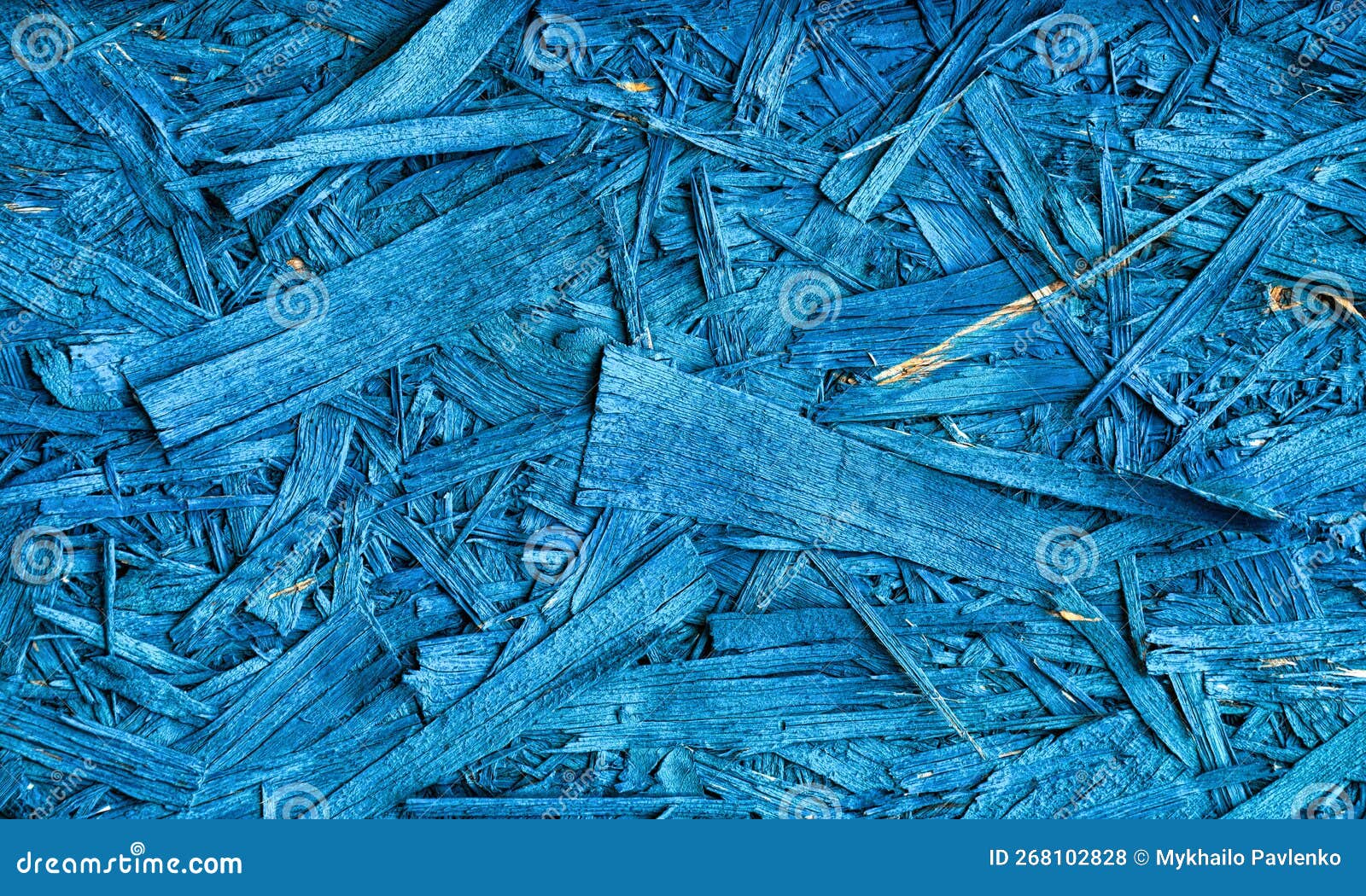 OSB Plate is Blue. Abstract Texture of Building Material Stock Photo ...
