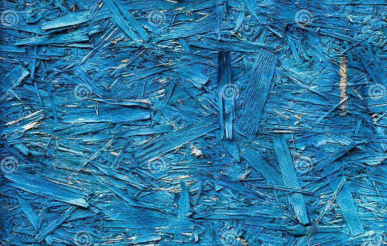 OSB Plate is Blue. Abstract Texture of Building Material Stock Photo ...