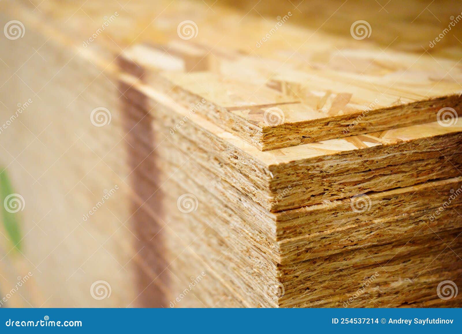 OSB Board. Sheet Material is Used in Construction. Hardware Store ...