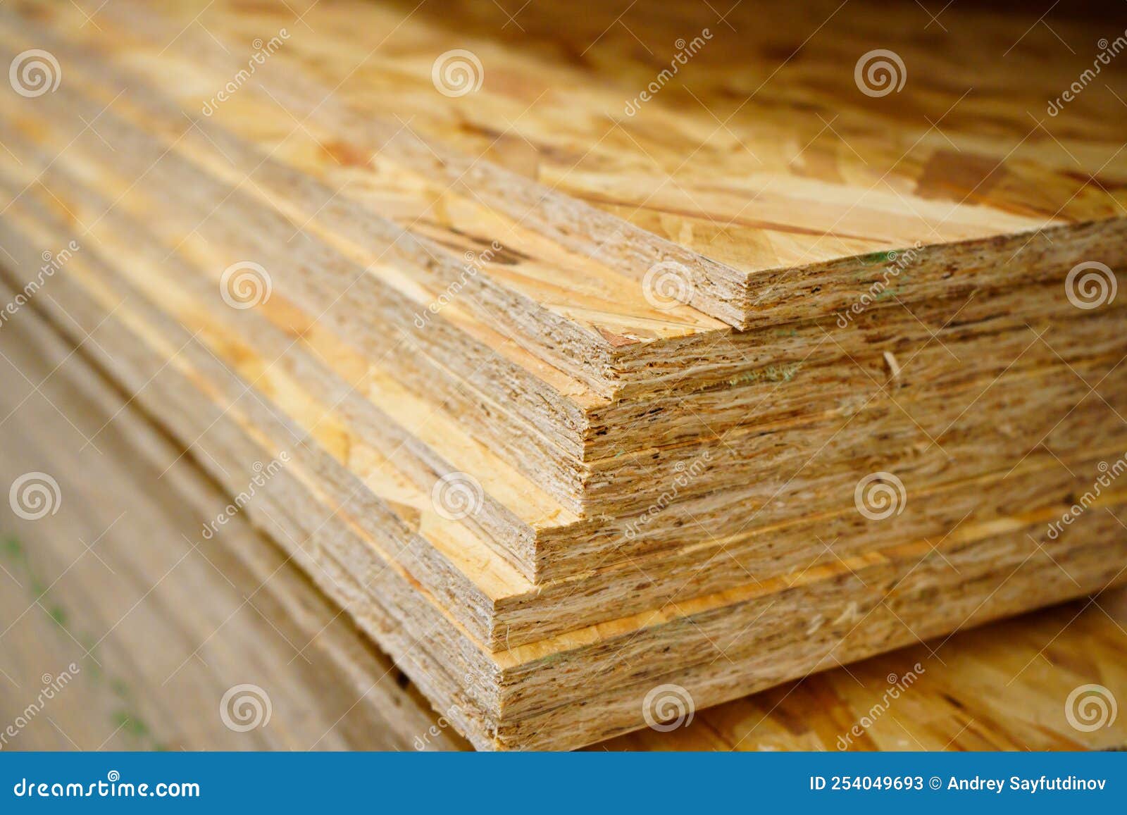OSB Board. Sheet Material is Used in Construction. Hardware Store ...