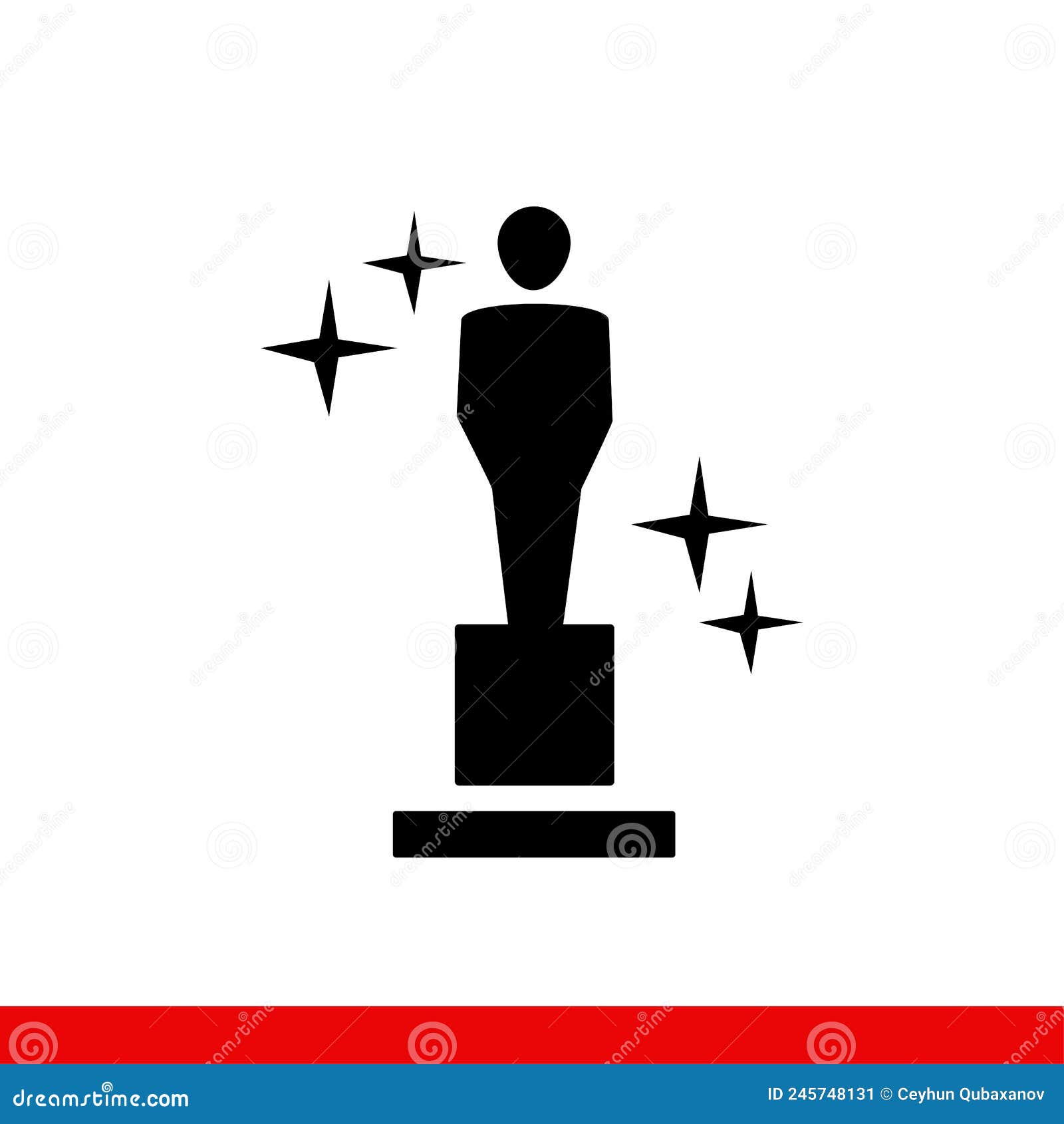 Best Actor Famous People Star Symbol Vector Illustration ...