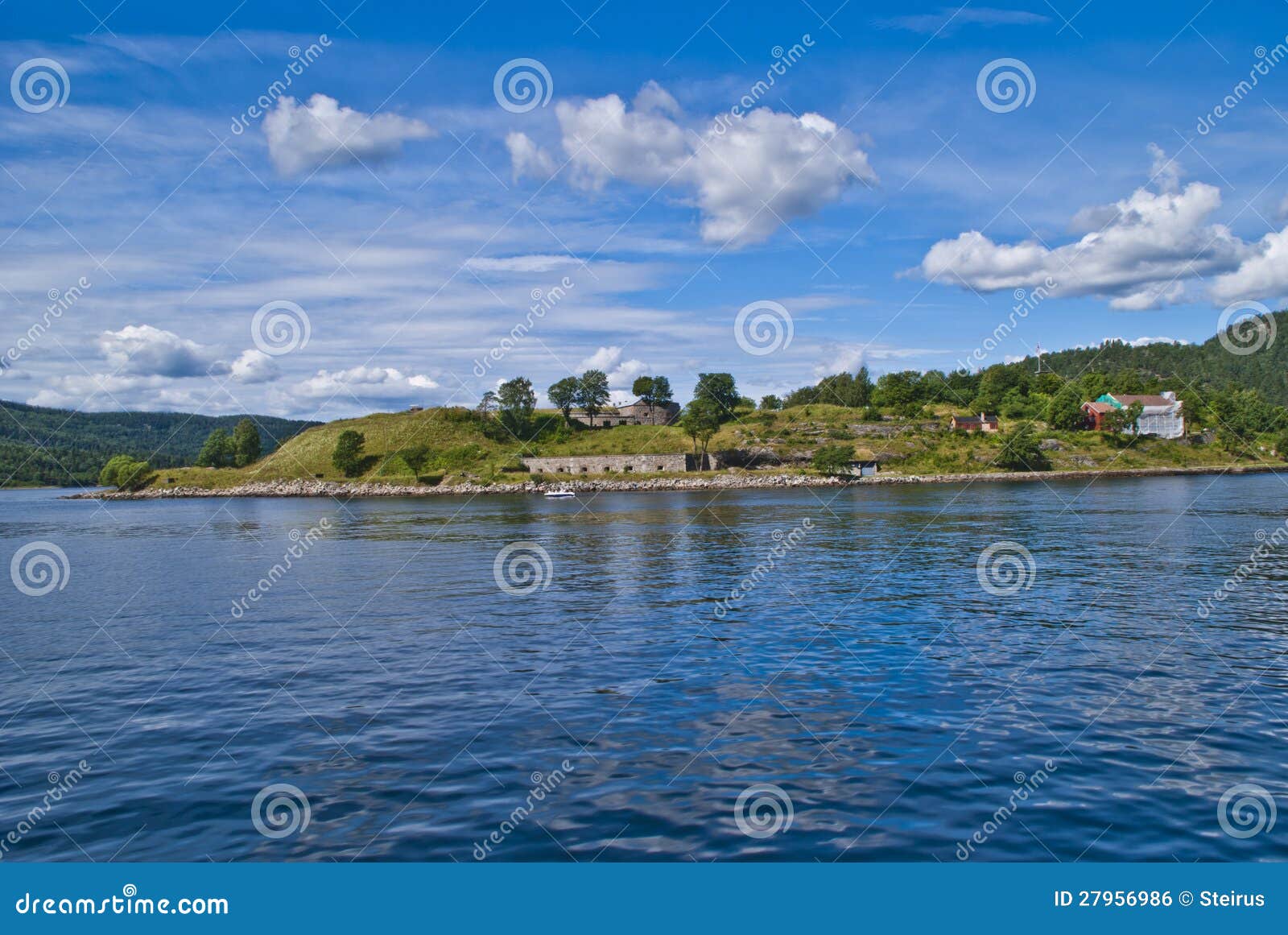 Oscarsborg fortress stock photo. Image of fjord, follo - 27956986
