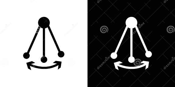 Oscillation Icon Isolated Flat Vector in Outline Stock Illustration ...