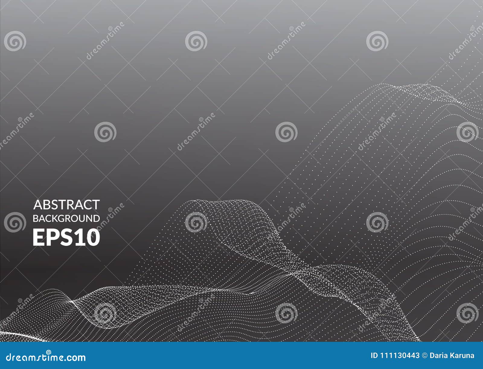 Oscillation of a Particle in Space. Undulation of Geometric Forms Stock ...