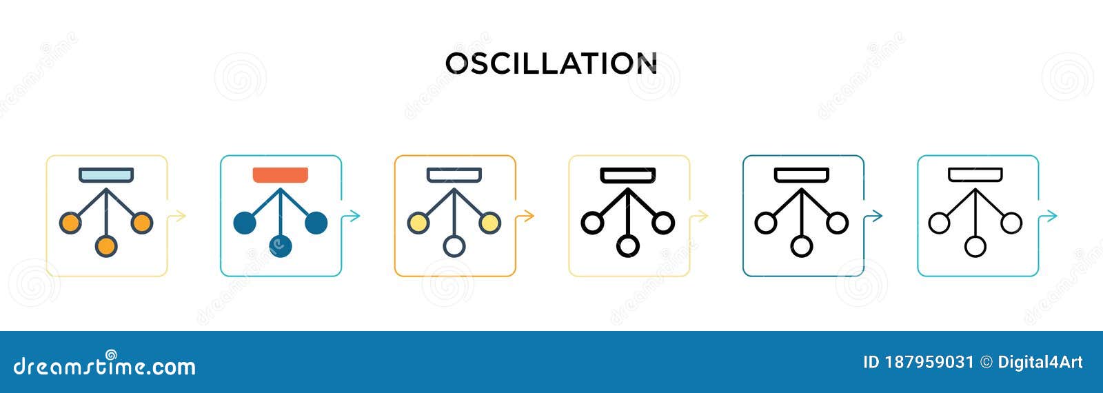 Oscillation Icon. Element Of Physics Science For Mobile Concept And Web ...