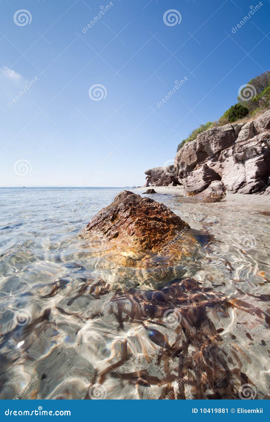 Oscille la Sardaigne image stock. Image du lentille, soleil - 10419881