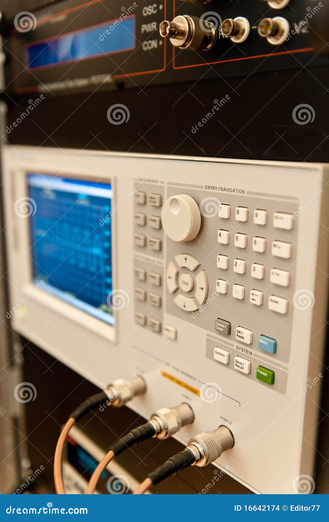 Electronic oscilloscope stock photo. Image of circuit - 16642174