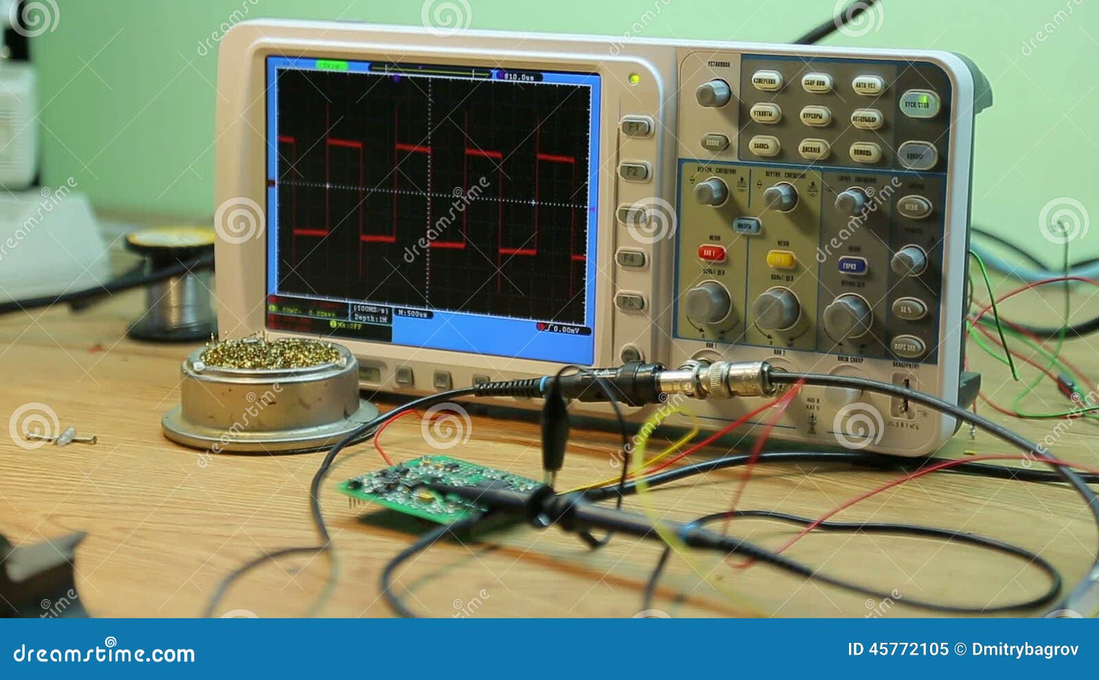 Oscilloscope in the Laboratory Stock Video - Video of soldering ...