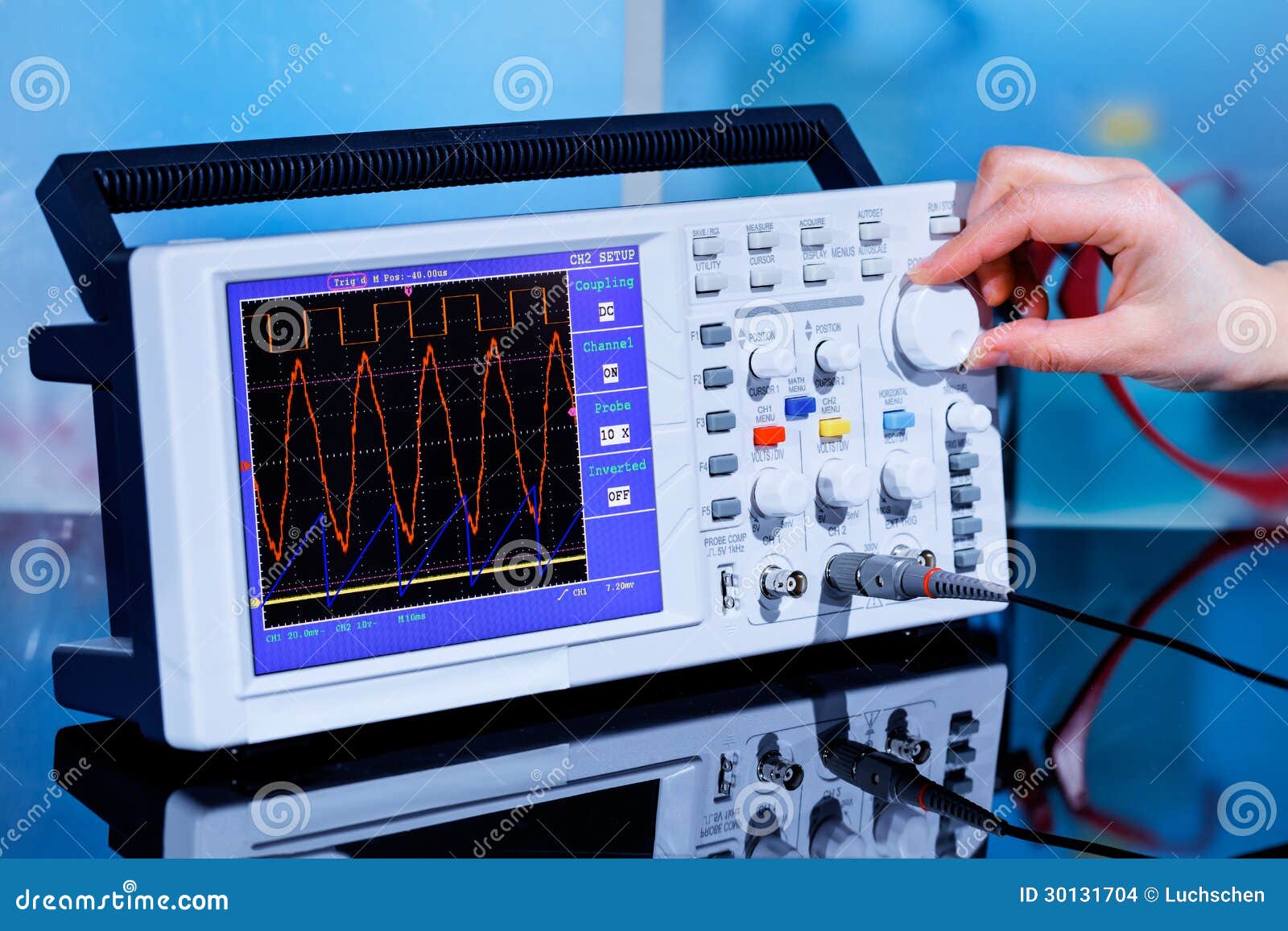 Oscilloscope Stock Images Image 30131704