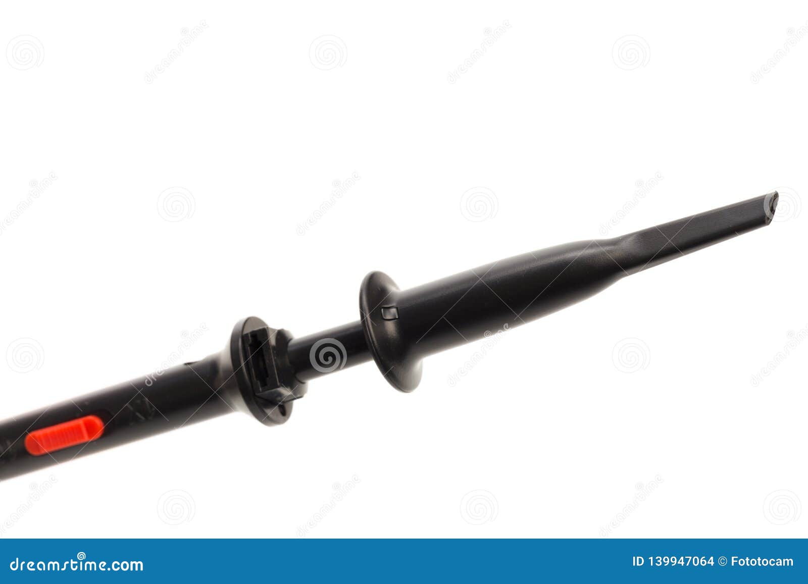 Oscilloscope Probe Isolated on White Stock Photo - Image of isolated ...