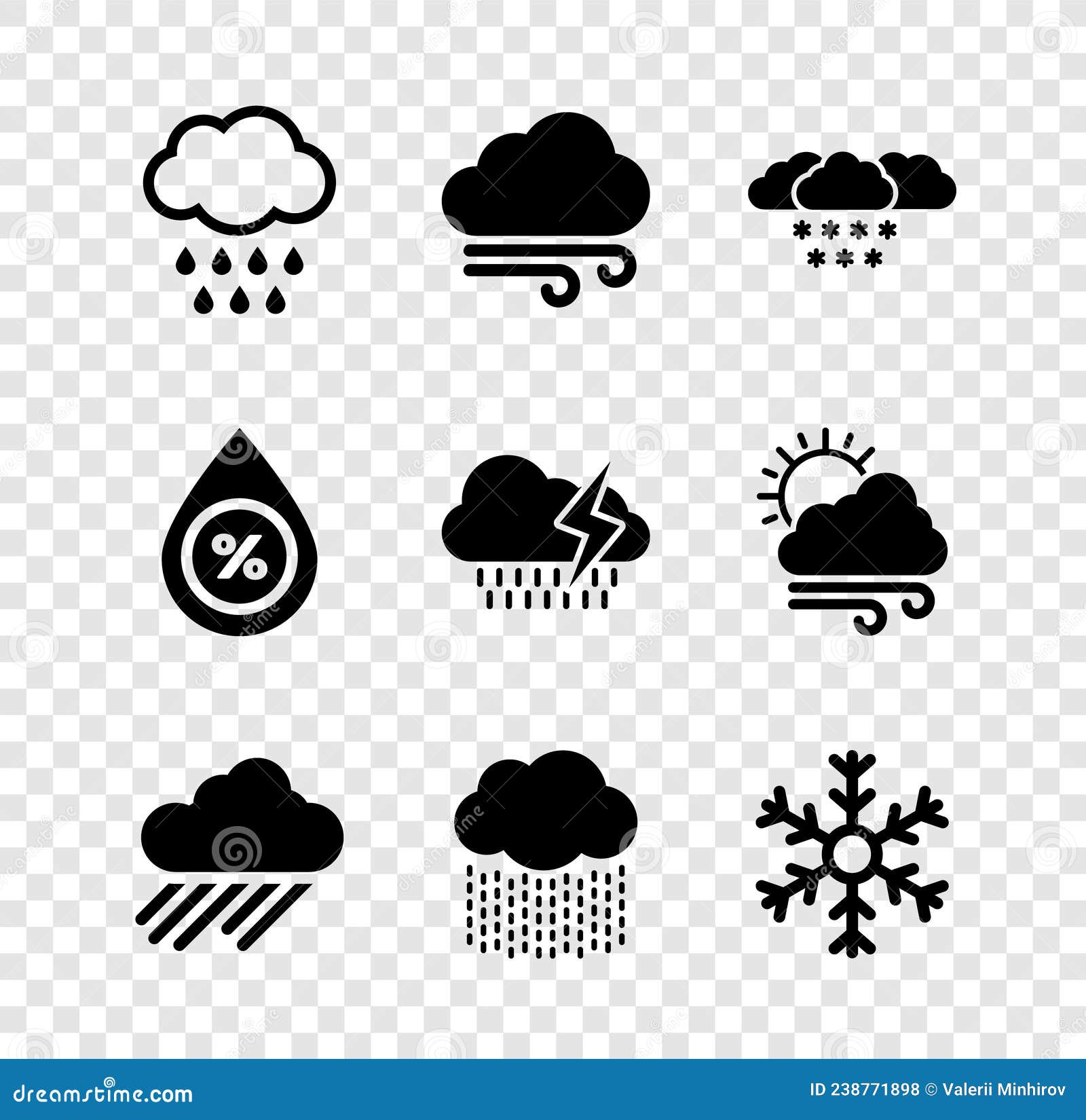 Oscurecer La Nube Con El Viento De Lluvia Nieve E Icono De Copo De ... Oscurecer La Nube Con El Viento De Lluvia Nieve E Icono De Copo De ...