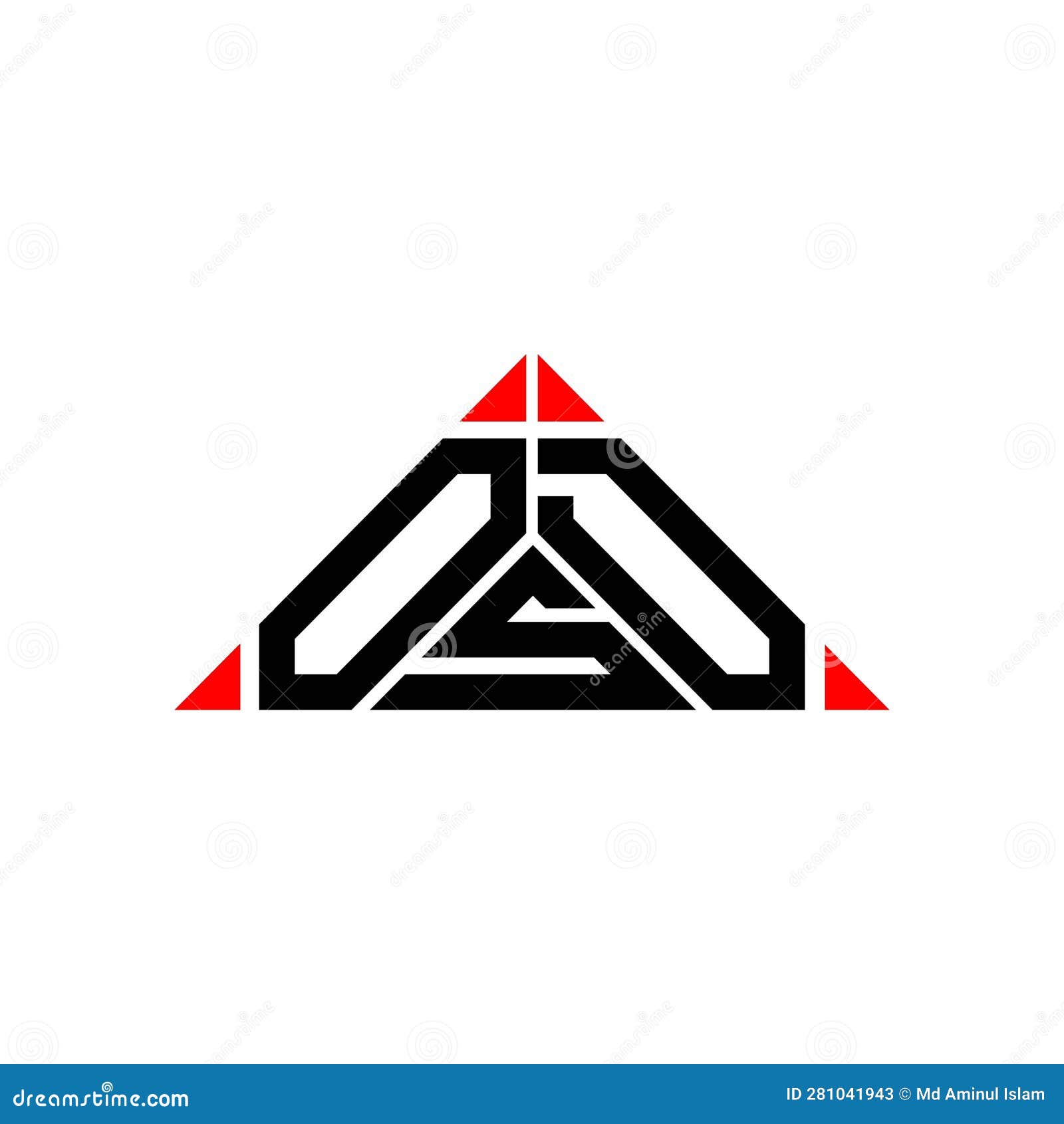 OSD Letter Logo Creative Design With Vector Graphic, OSD ...