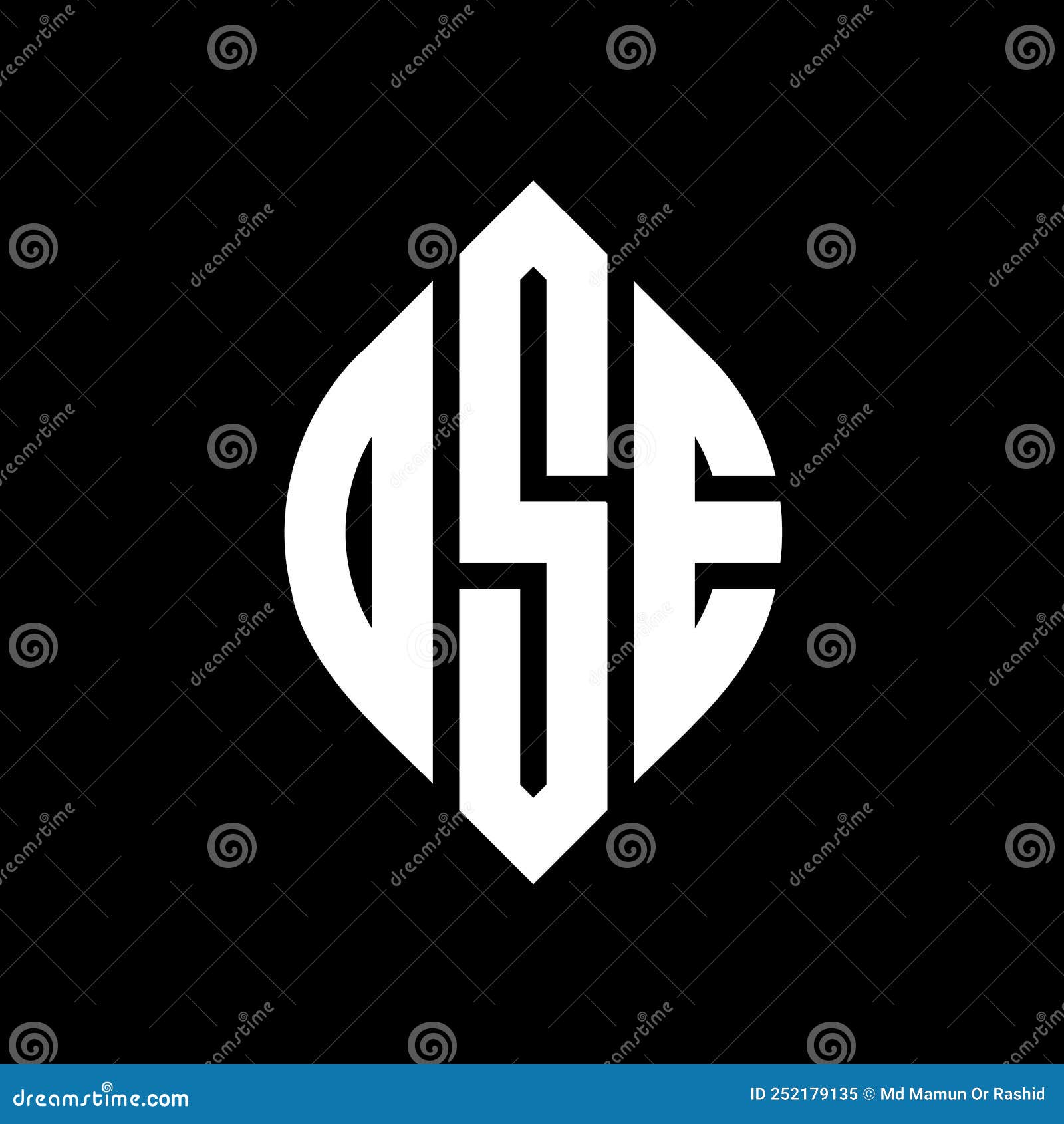 OSE Circle Letter Logo Design with Circle and Ellipse Shape. OSE ...