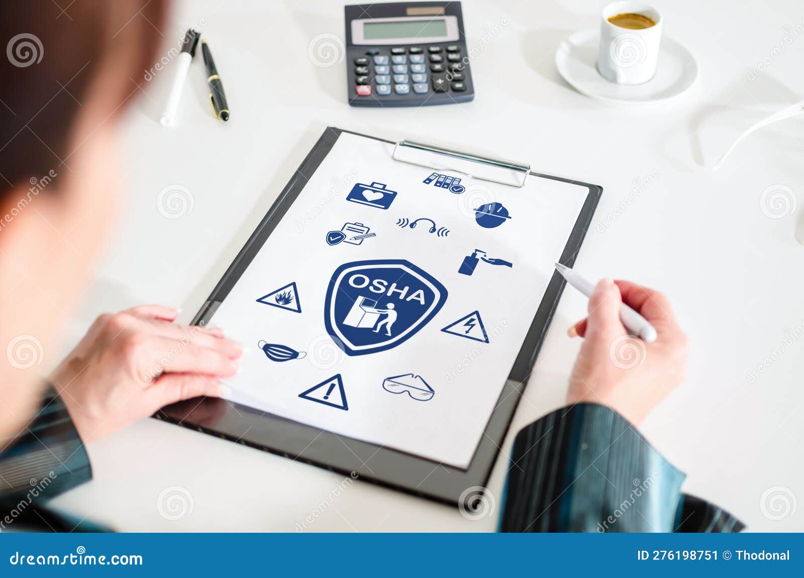 Osha Concept, Occupational And Safety Health , Administration ...