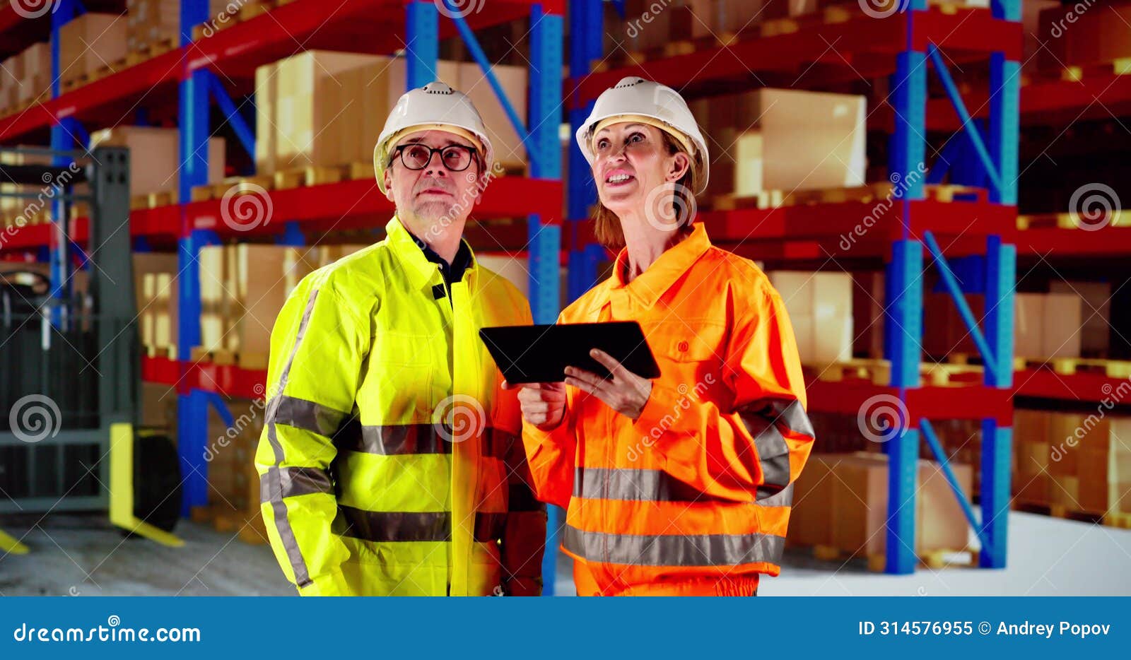 Osha Inspection Using Tablet Stock Image - Image of staff, system ...