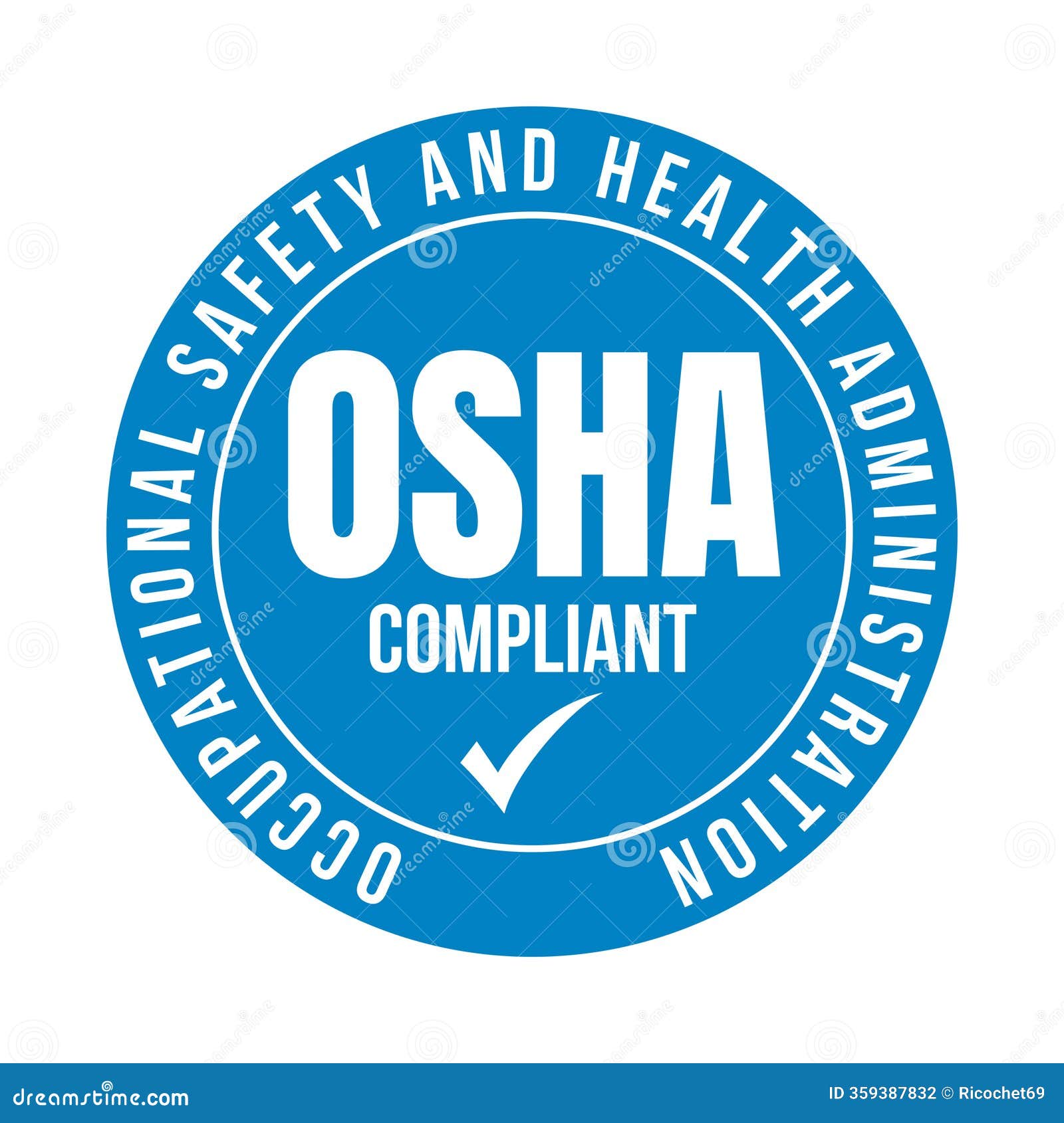 OSHA Occupational Safety and Health Administration Compliant Symbol ... OSHA Occupational Safety and Health Administration Compliant Symbol ...