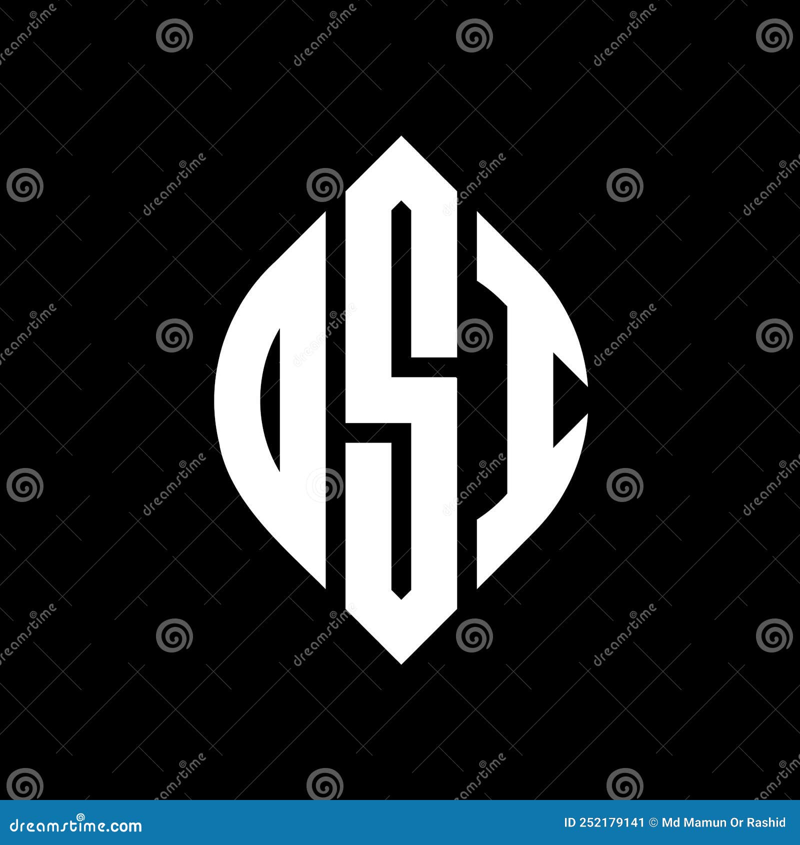 OSI Circle Letter Logo Design with Circle and Ellipse Shape. OSI ...