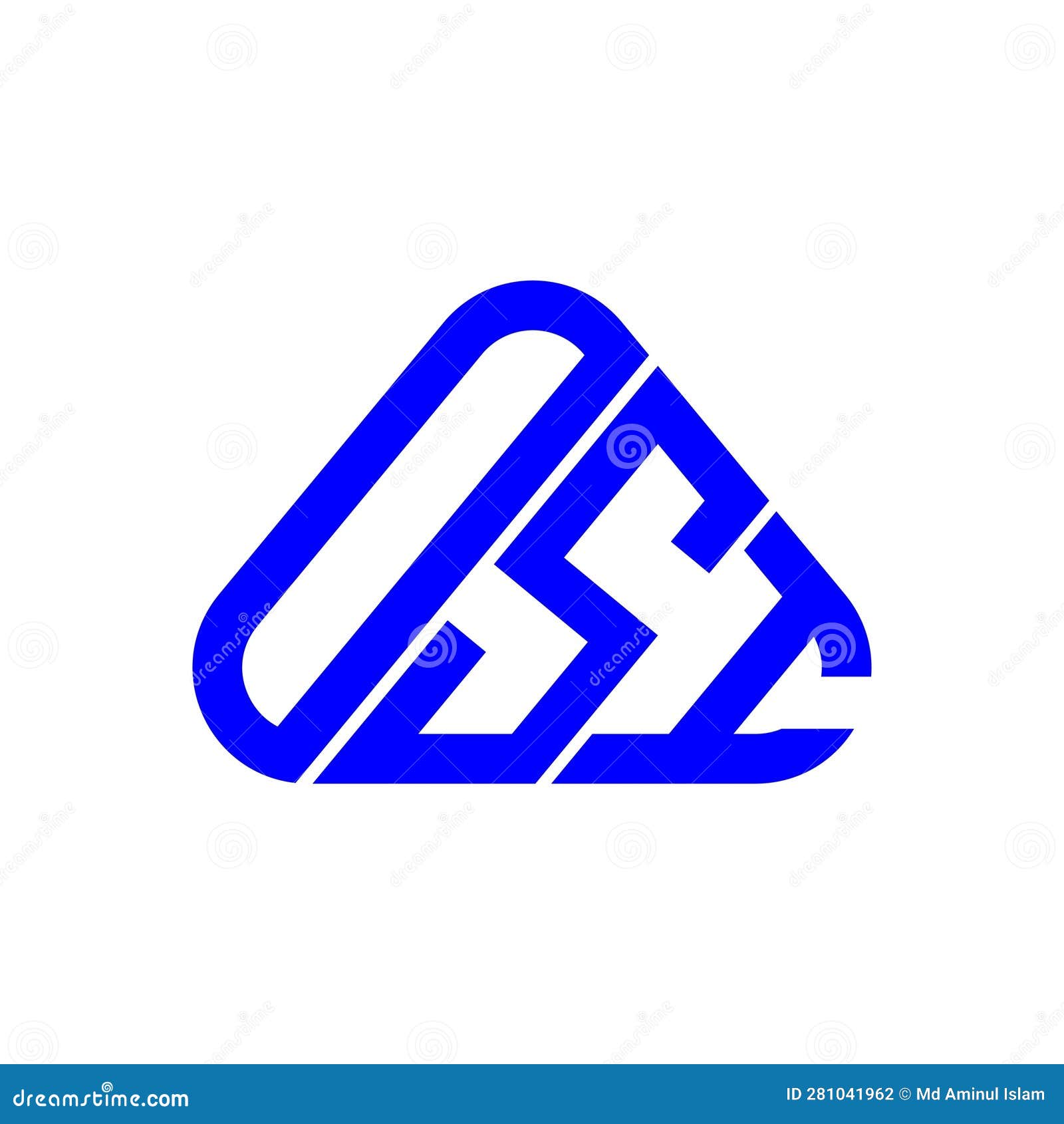 OSI Letter Logo Creative Design with Vector Graphic, OSI Stock Vector ...
